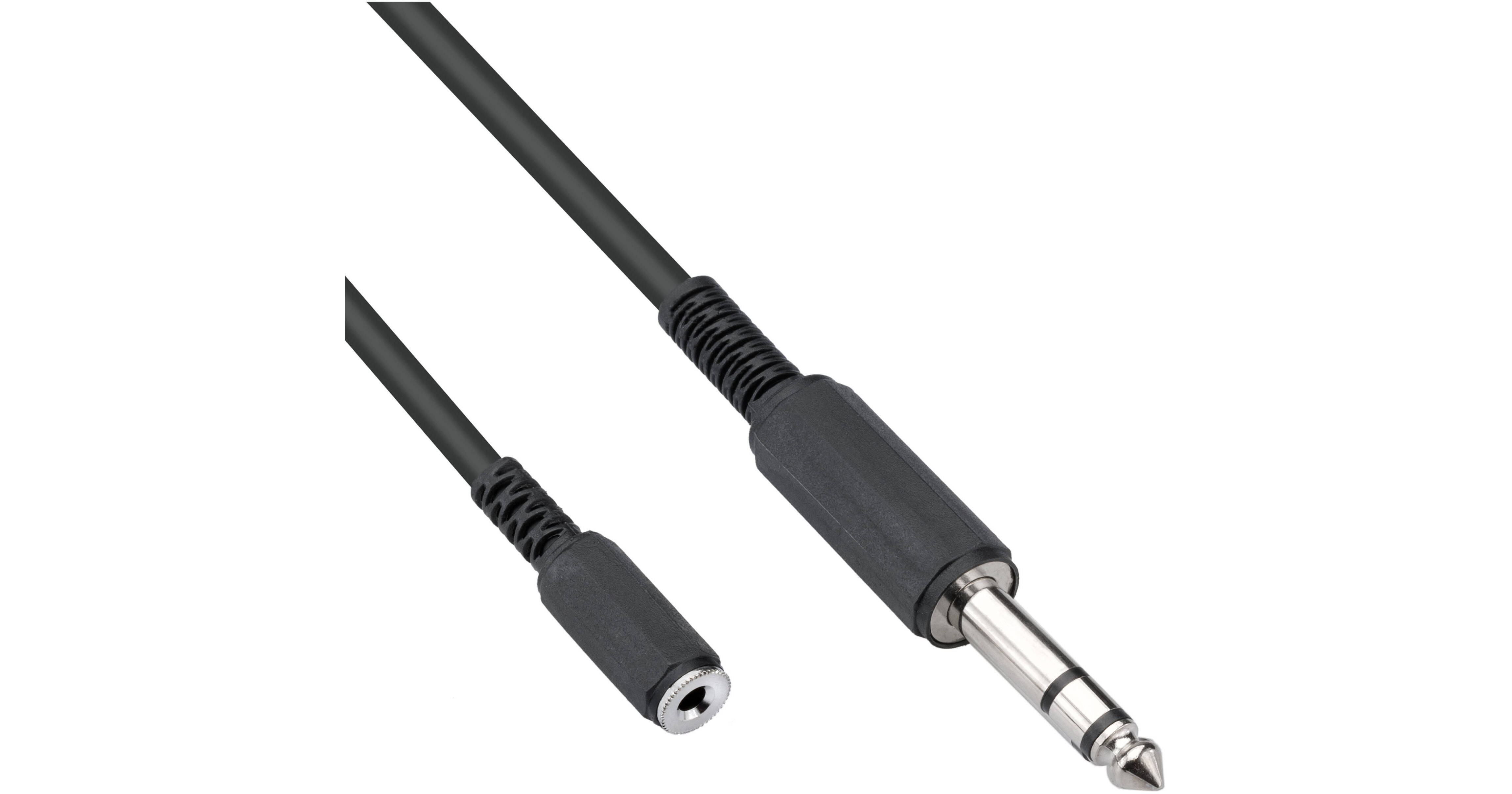 Pearstone 3.5mm Mini Female to 1/4" Male Stereo Audio CSPM-SMF10