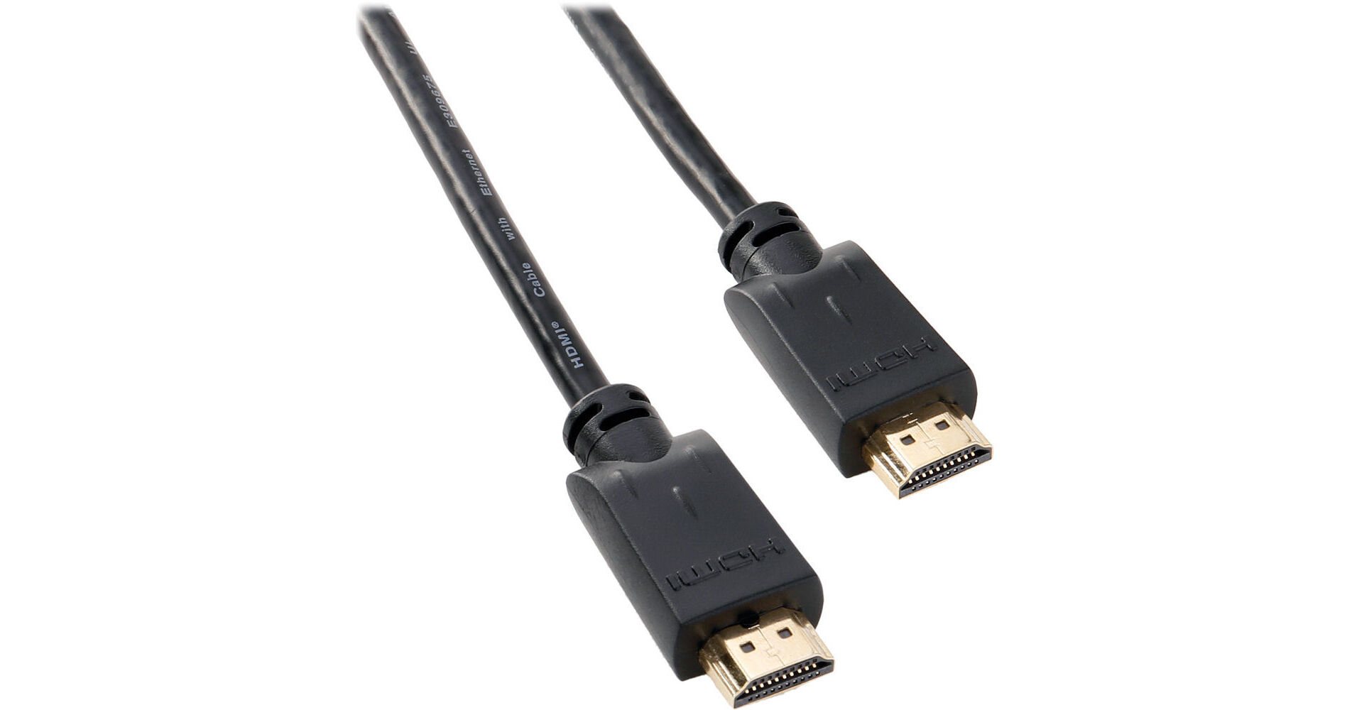 Pearstone 6' High-Speed HDMI Cable with Ethernet (Black)
