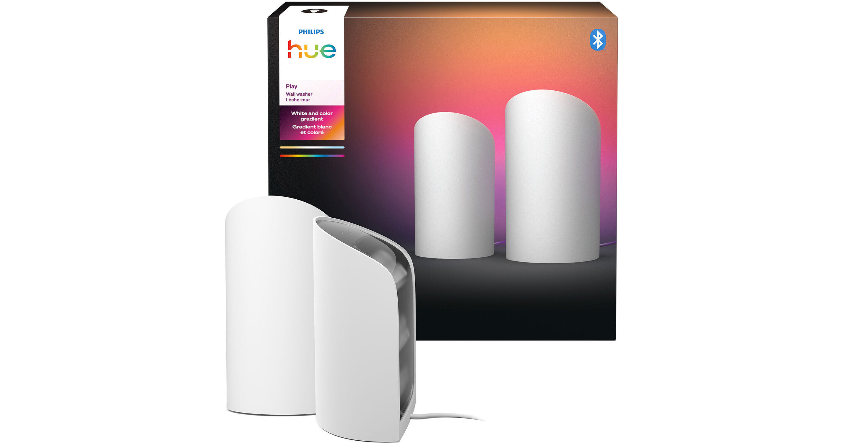 Philips Hue Play Wall Washer (White, 2-Pack) 591999 B&H Photo