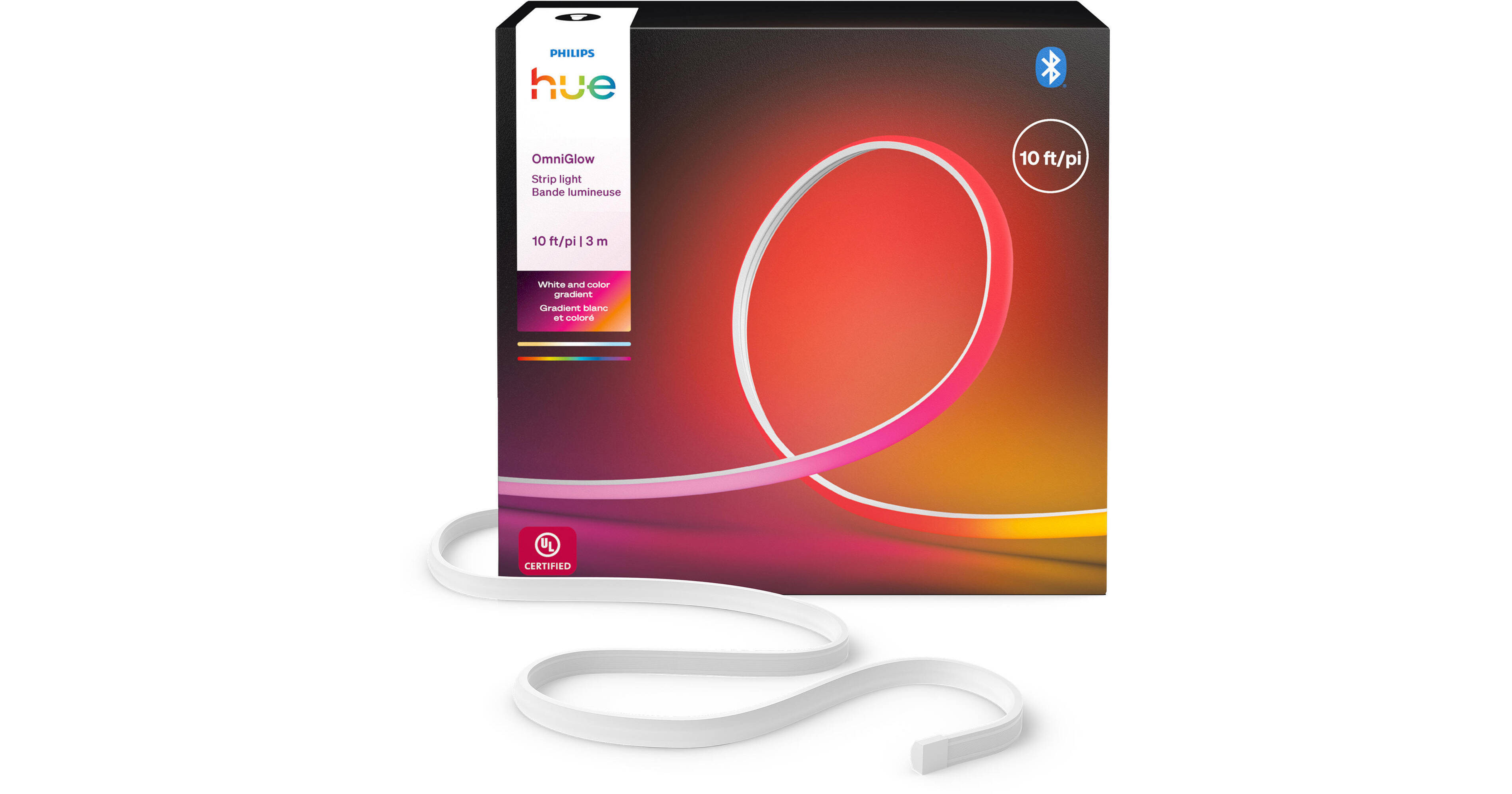 Philips Hue OmniGlow Strip Light (10') 608174 B&H Photo Video
