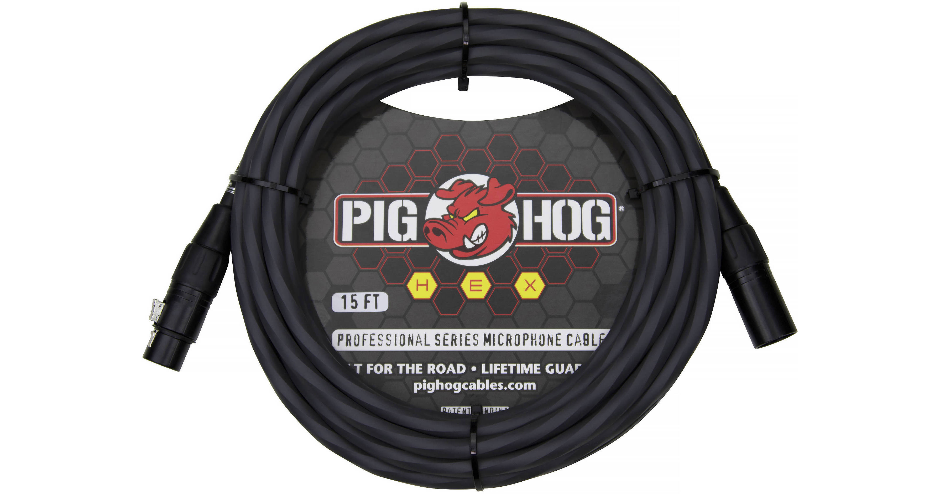 Pig Hog Hex Series XLR Microphone Cable PHMH15GR B&H Photo Video
