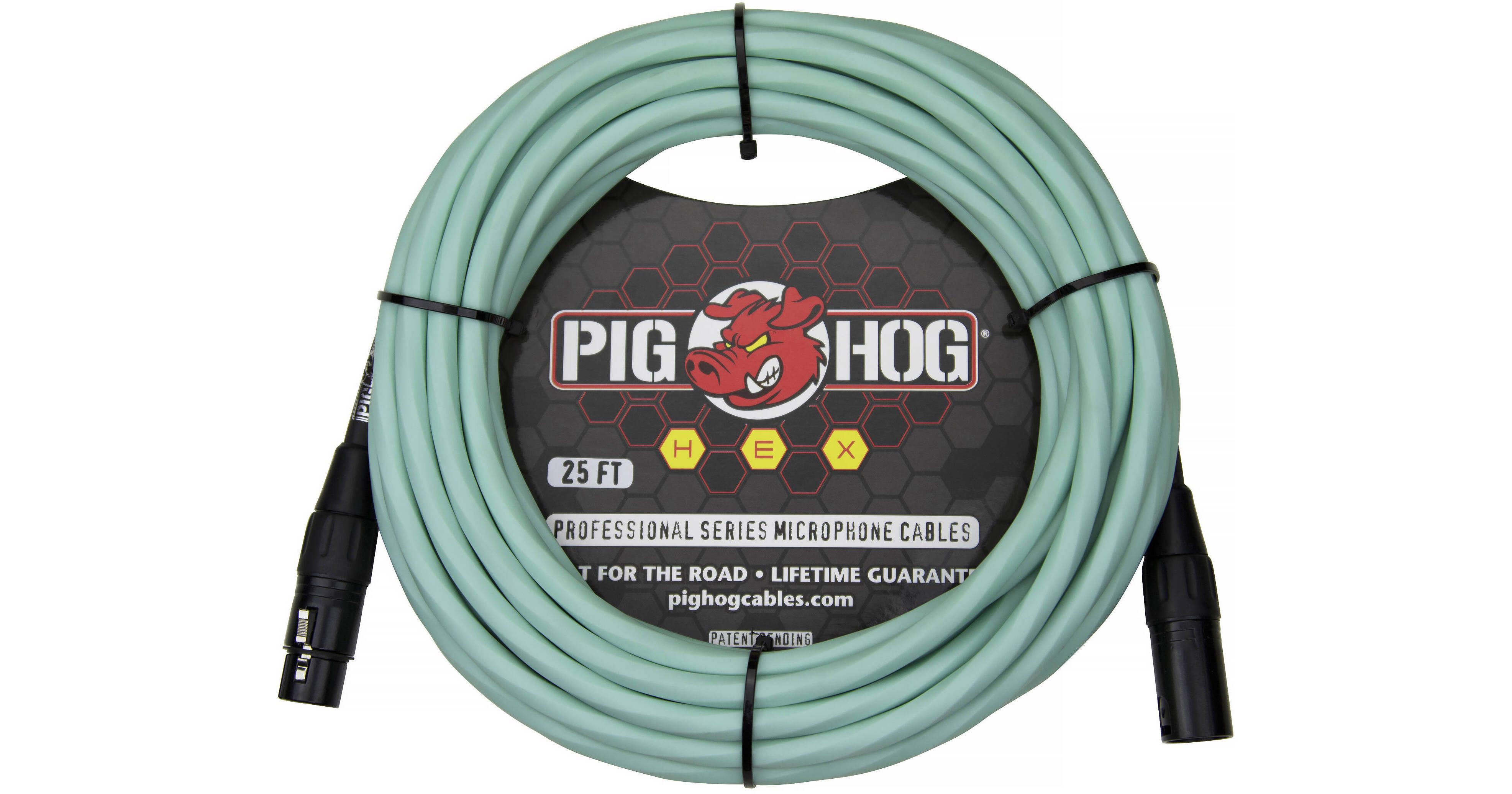 Pig Hog Hex Series XLR Microphone Cable PHMH25SG B&H Photo Video