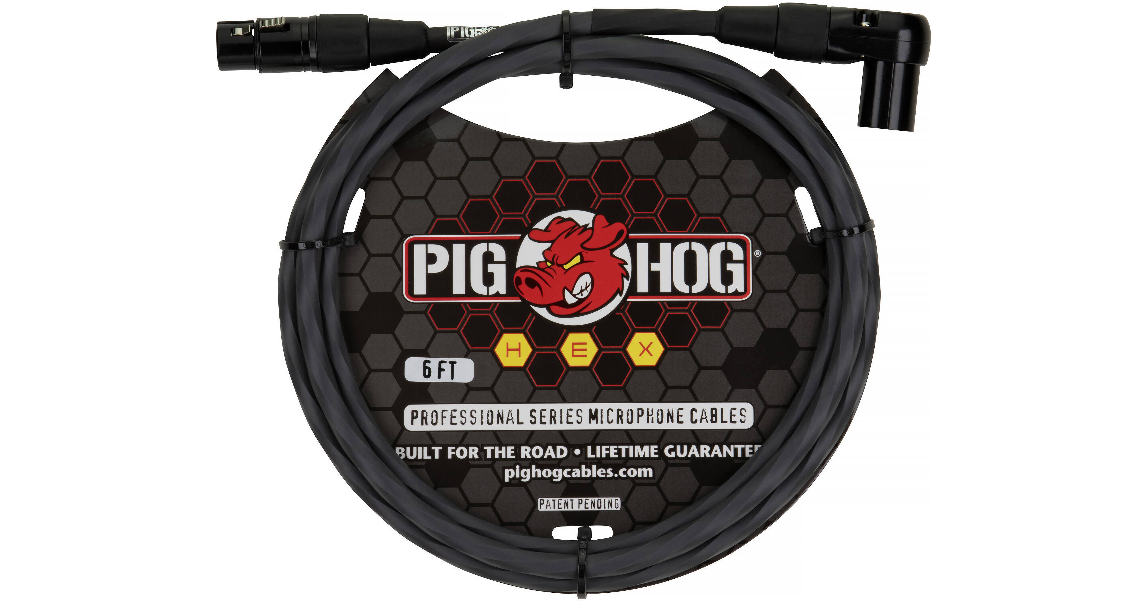 Pig Hog Hex Series XLR Microphone Cable PHMH6GRR B&H Photo Video