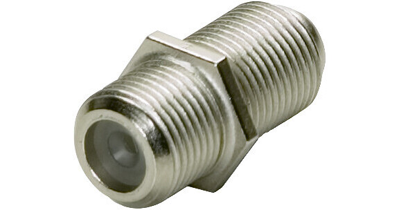 Platinum Tools F81 Coaxial F Connector Coupler (25-Pack) 18301