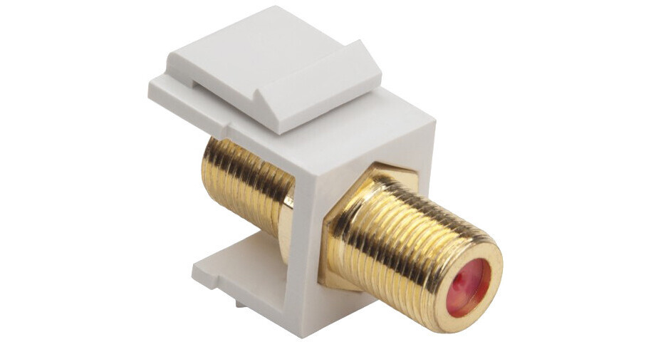 Platinum Tools Keystone F-Type 3 GHz Jack 780WH-50 B&H Photo