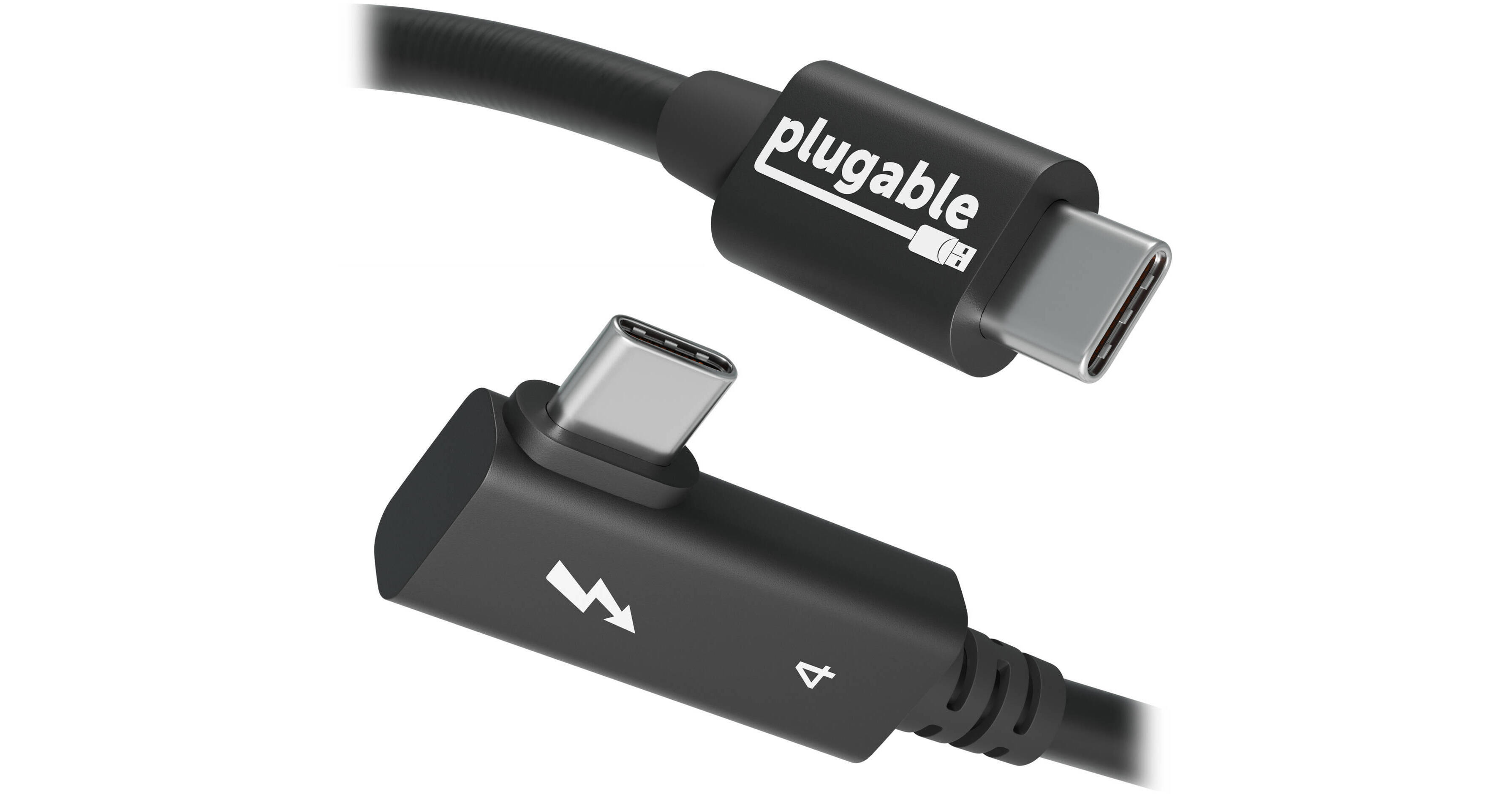 Plugable USB-C to Right-Angle USB-C Thunderbolt 4