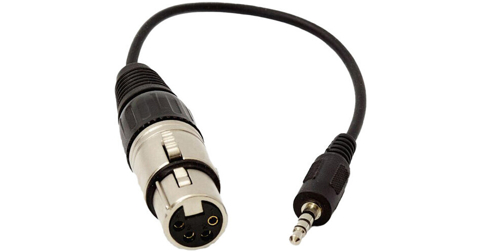 Point Source Audio XLR 4-Pin Female to 3.5mm TRRS Cable