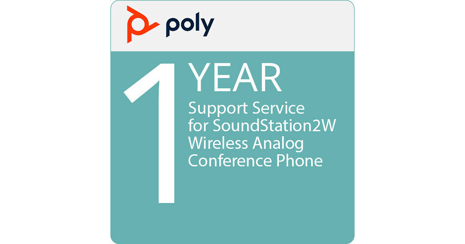 Poly 1-Year Support Service for SoundStation2W 4870-07880-160