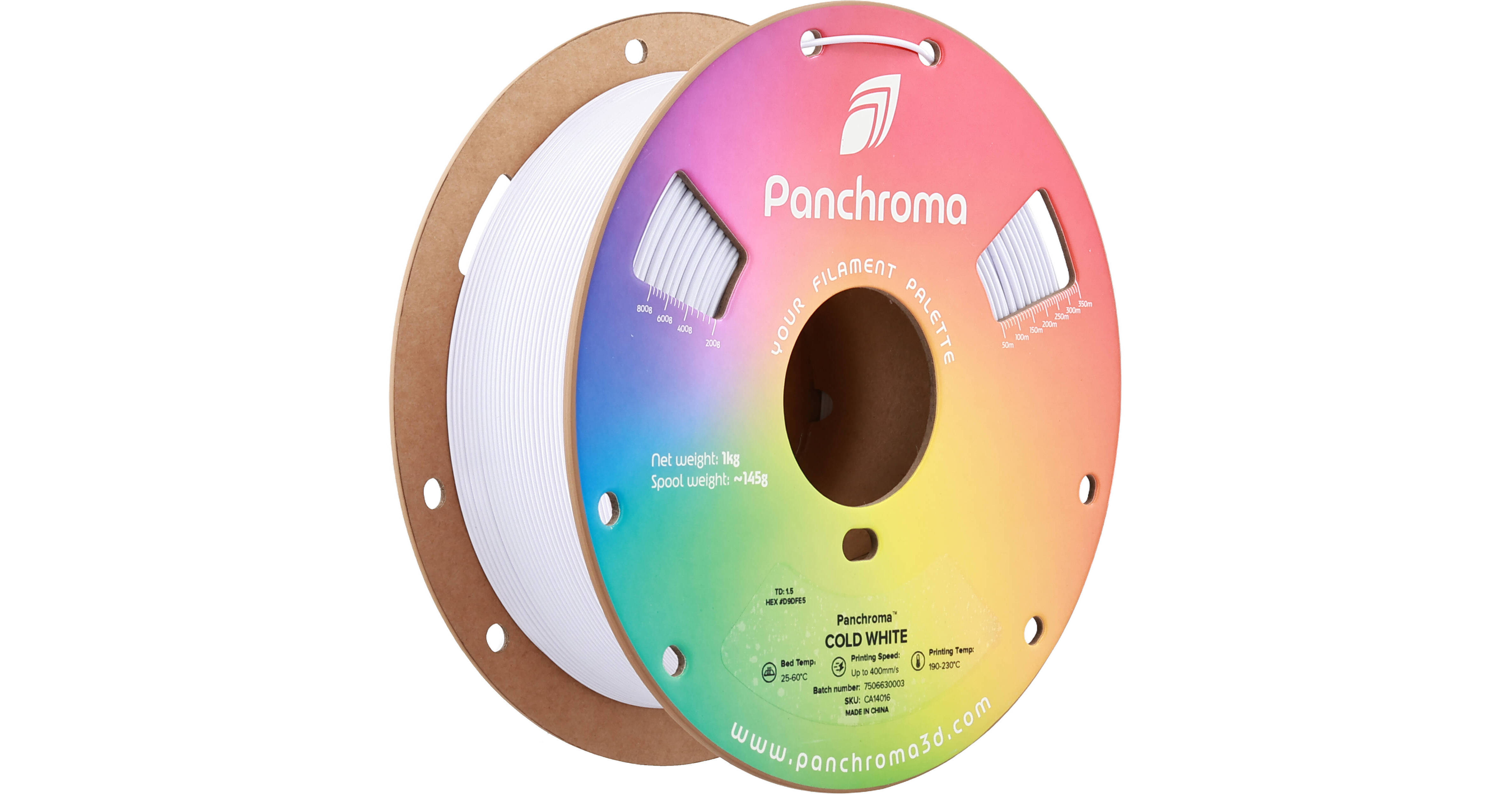 Polymaker Panchroma CoPE Filament (1kg, Cold White) CA14016 B&H