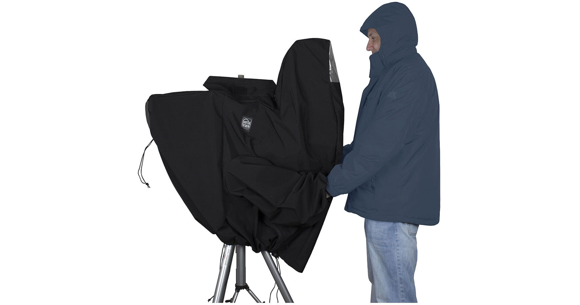 PortaBrace Cloak-Style Stadium Rain Cover for JVC CLK-GYHC900