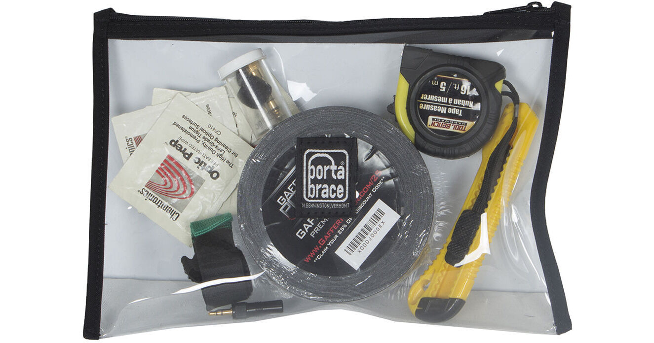 PortaBrace 8 x 11" Clear Vinyl Pouch POUCH-CLEAR811 B&H Photo