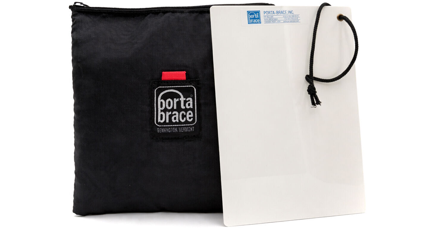 PortaBrace White Balance Card with CS-B9 Stuff Sack WBC+ B&H
