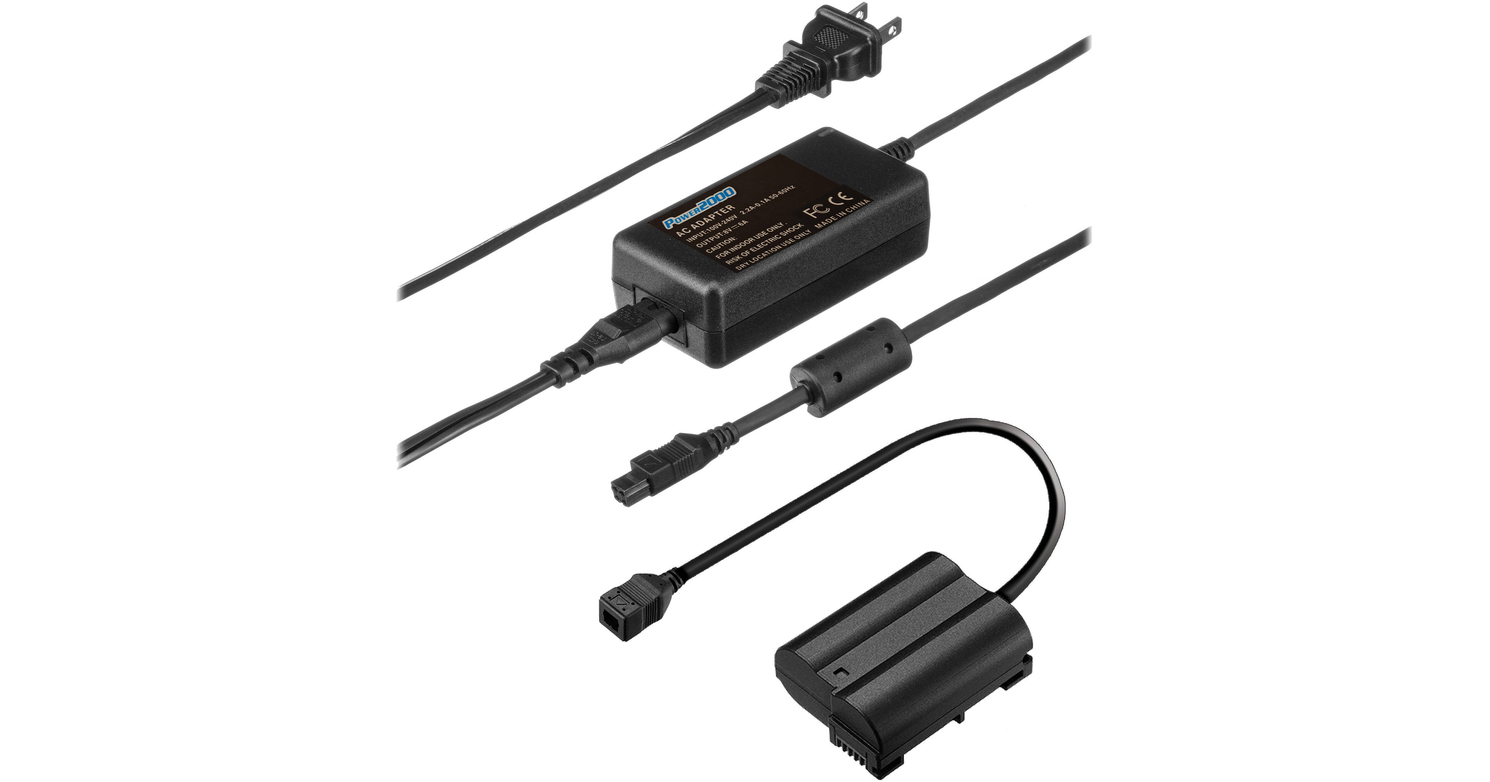 Power2000 AC-EL15CV3 AC Adapter / DC Coupler Kit AC-EL15CV3 B&H