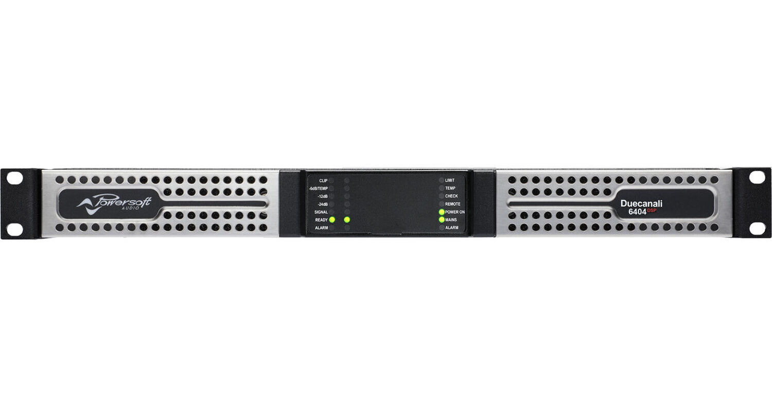Powersoft Duecanali 6404 DSP 6400W 2-Channel Flexible PF00D459