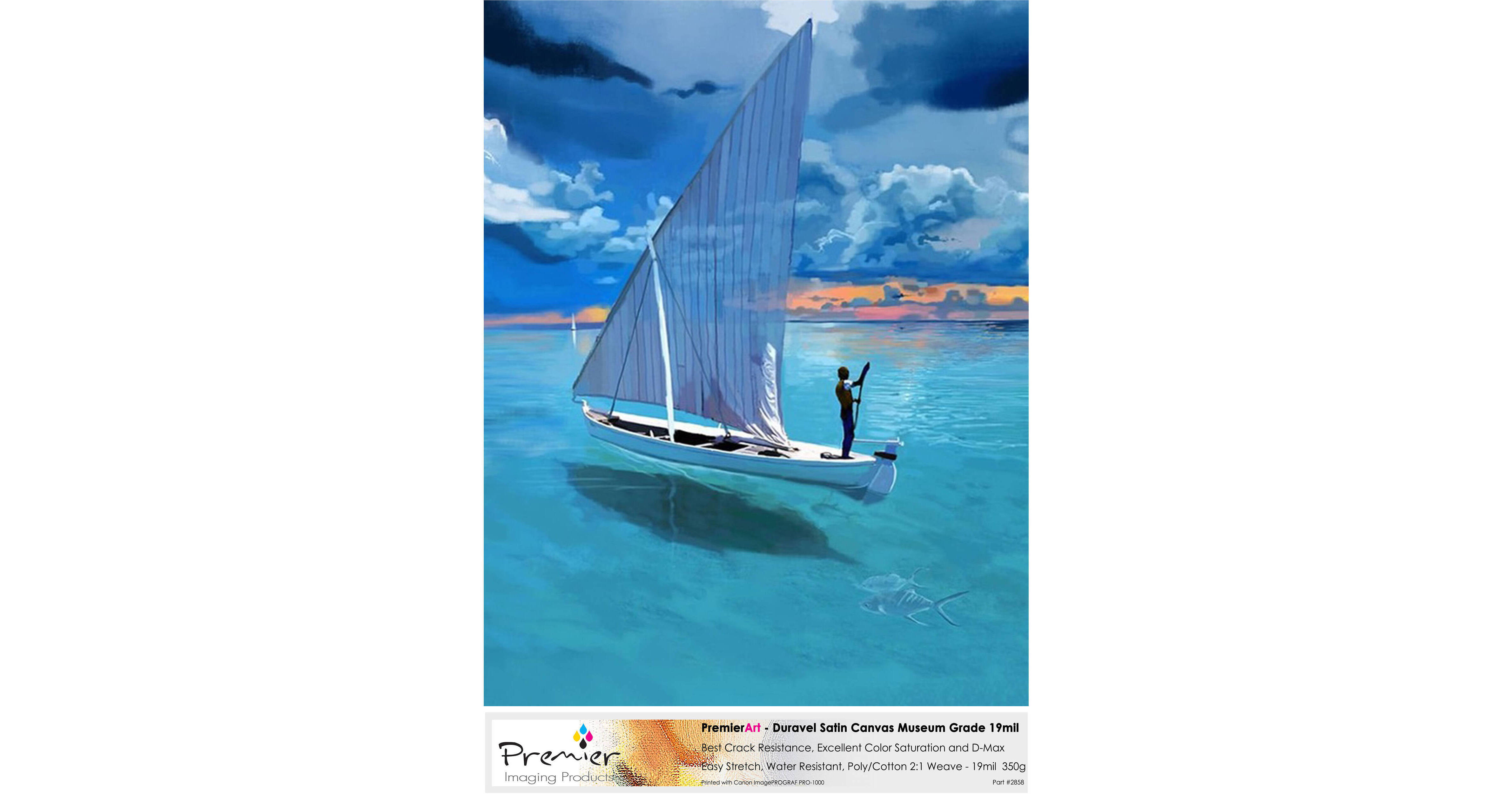 Premier Imaging PremierArt Duravel Satin Canvas 2858-17221 B&H