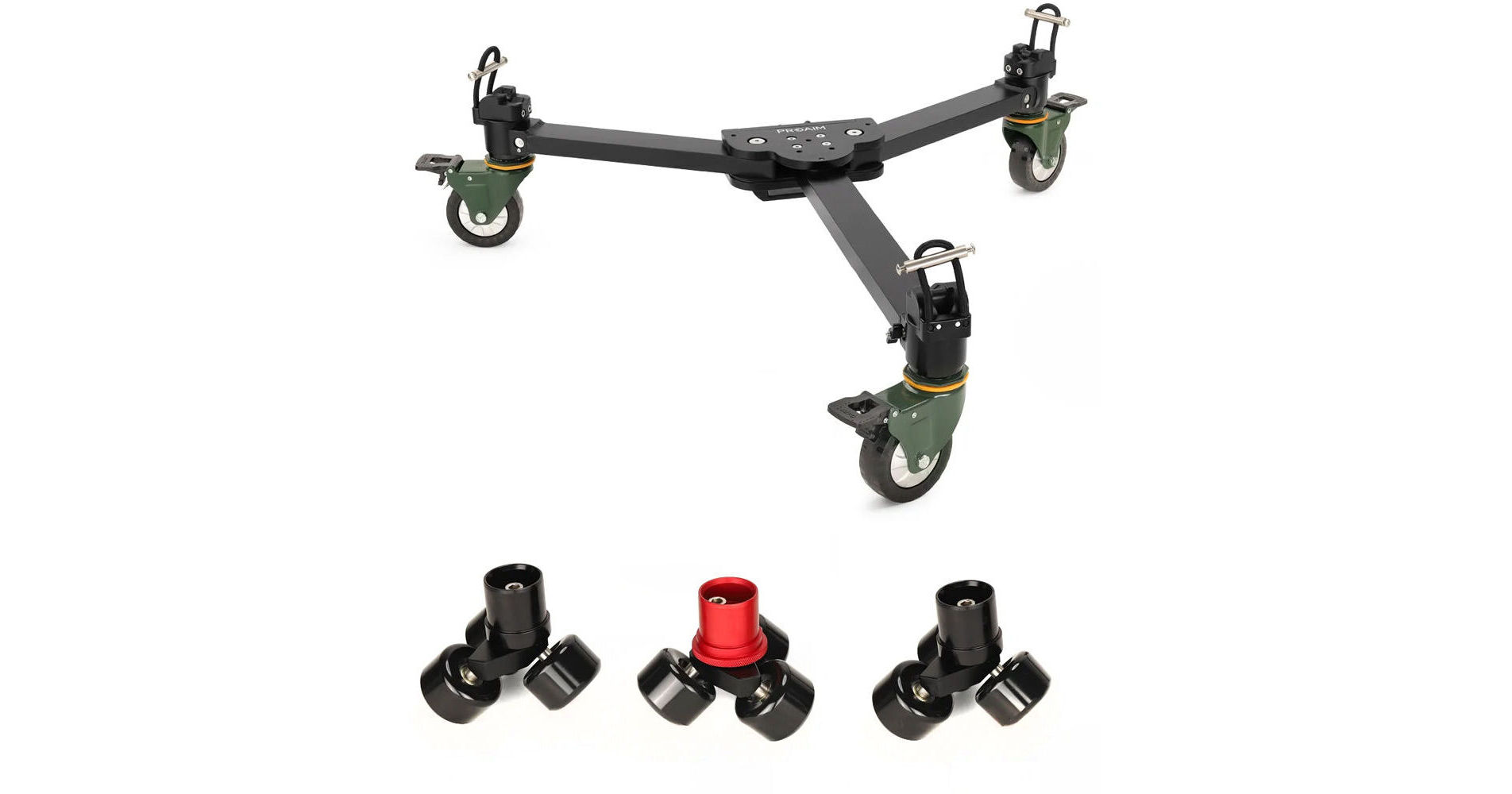 Proaim Agile Heavy-Duty Floor & Track Studio Dolly DL-AGLE-01
