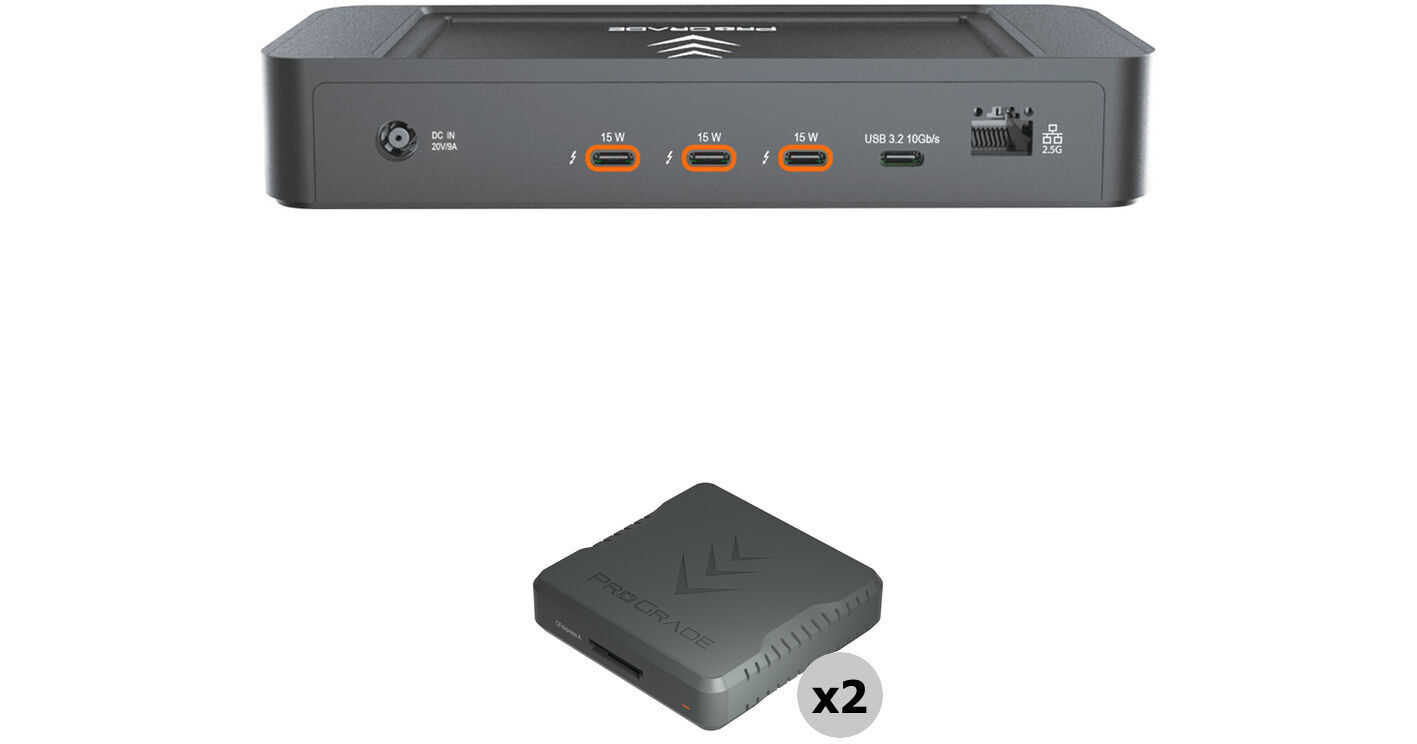 ProGrade Digital PG25 Thunderbolt 5 Dock with 2x CFexpress Type