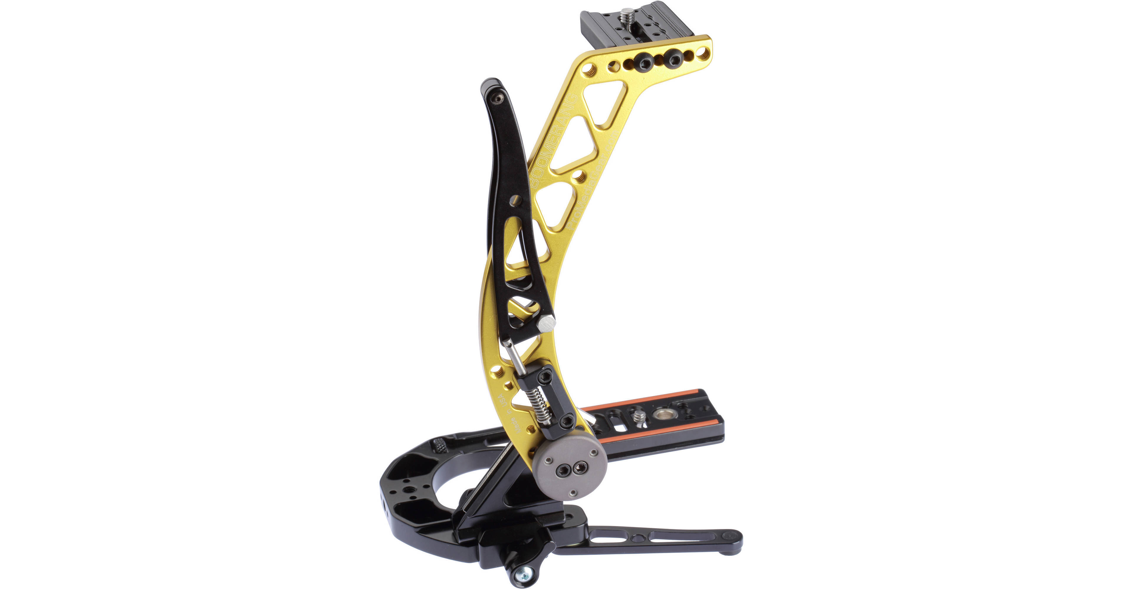 ProMediaGear BBGV2 Boomerang Flash Bracket (Gold) BBGV2-PBX3-G