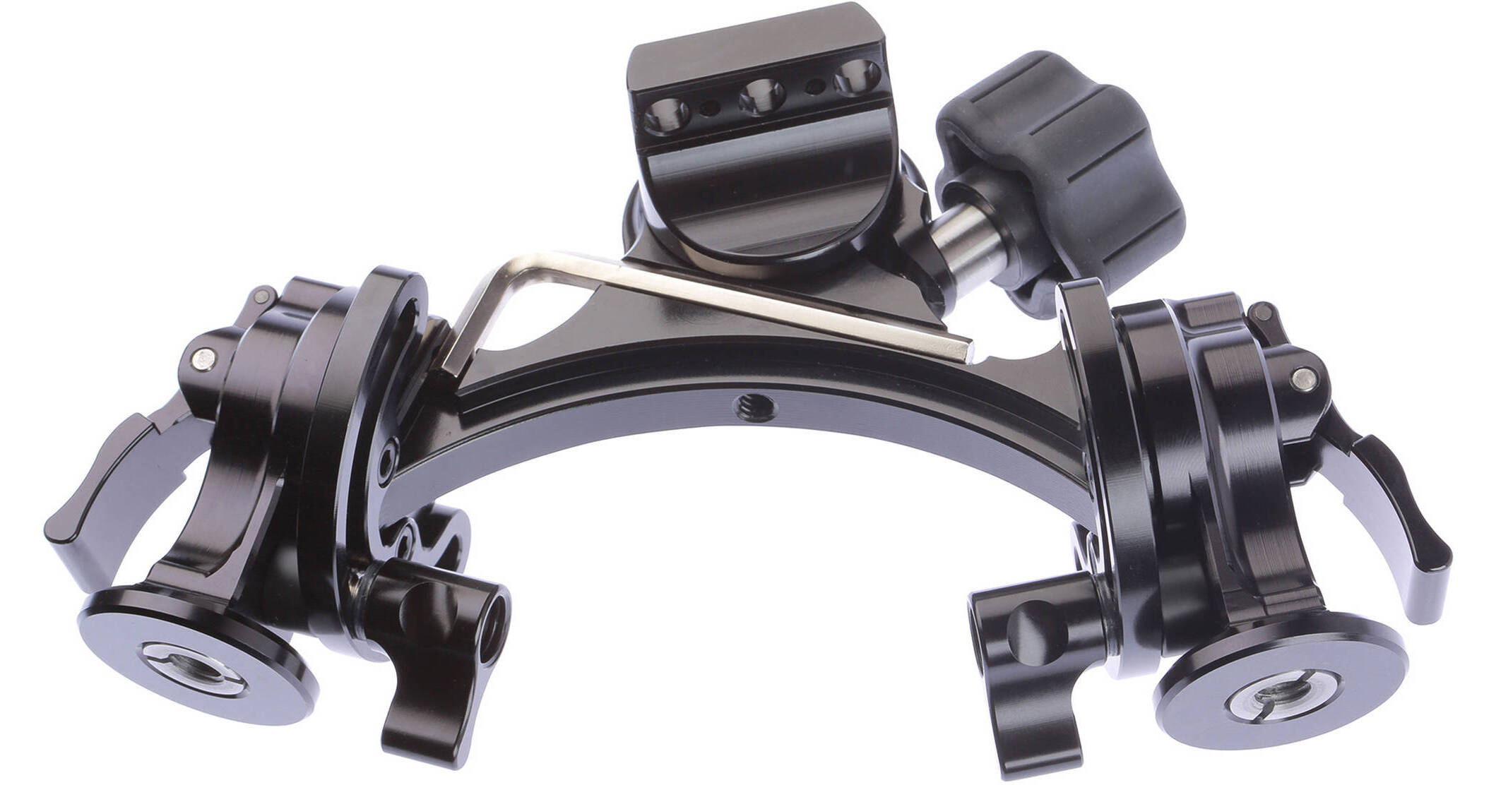 ProMediaGear PMG-Duo Slider Rotating Mount for Two Monopods