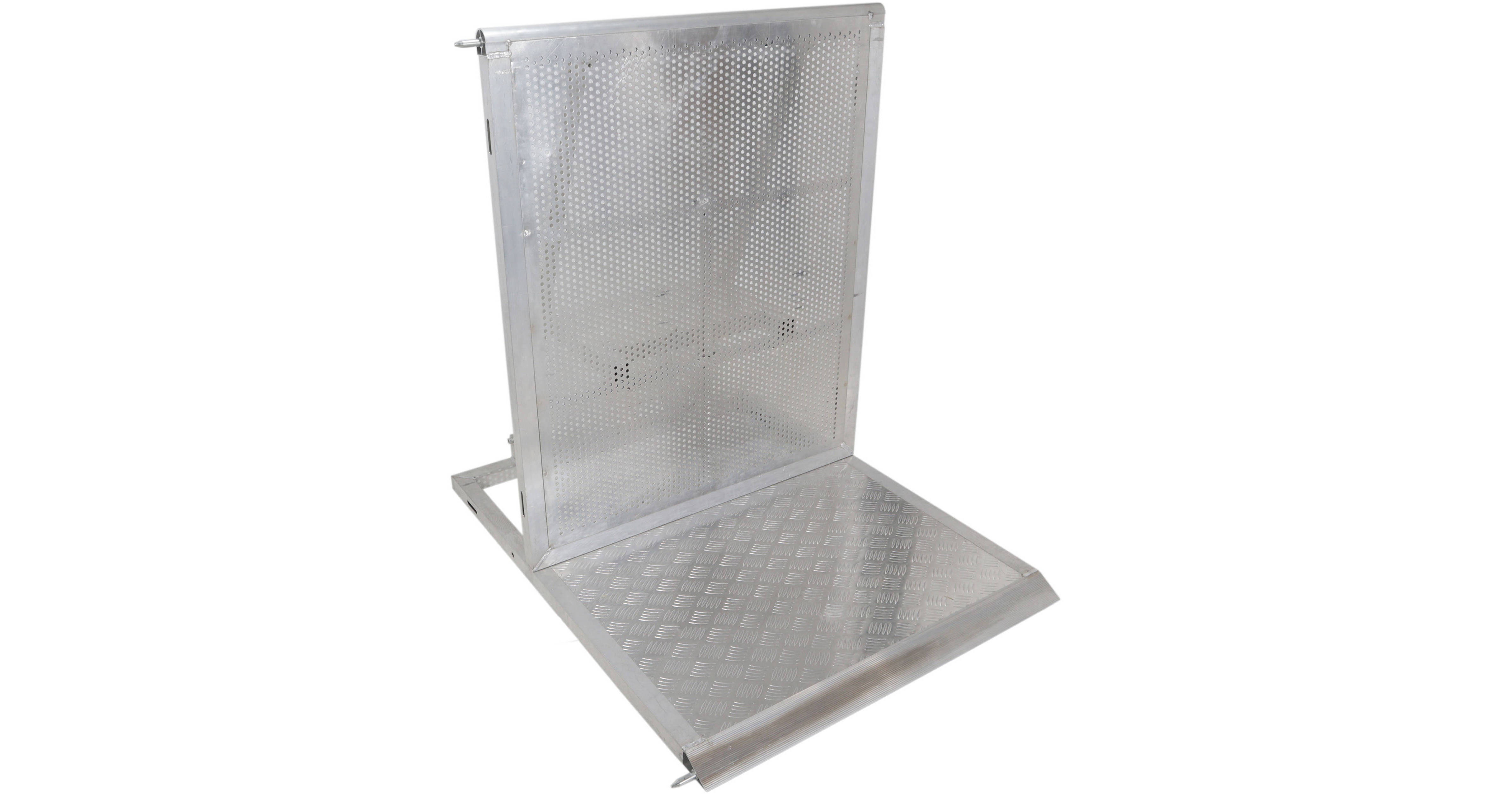 ProX Heavy-Duty Folding Crowd Barrier and Base (8-Pack) B&H