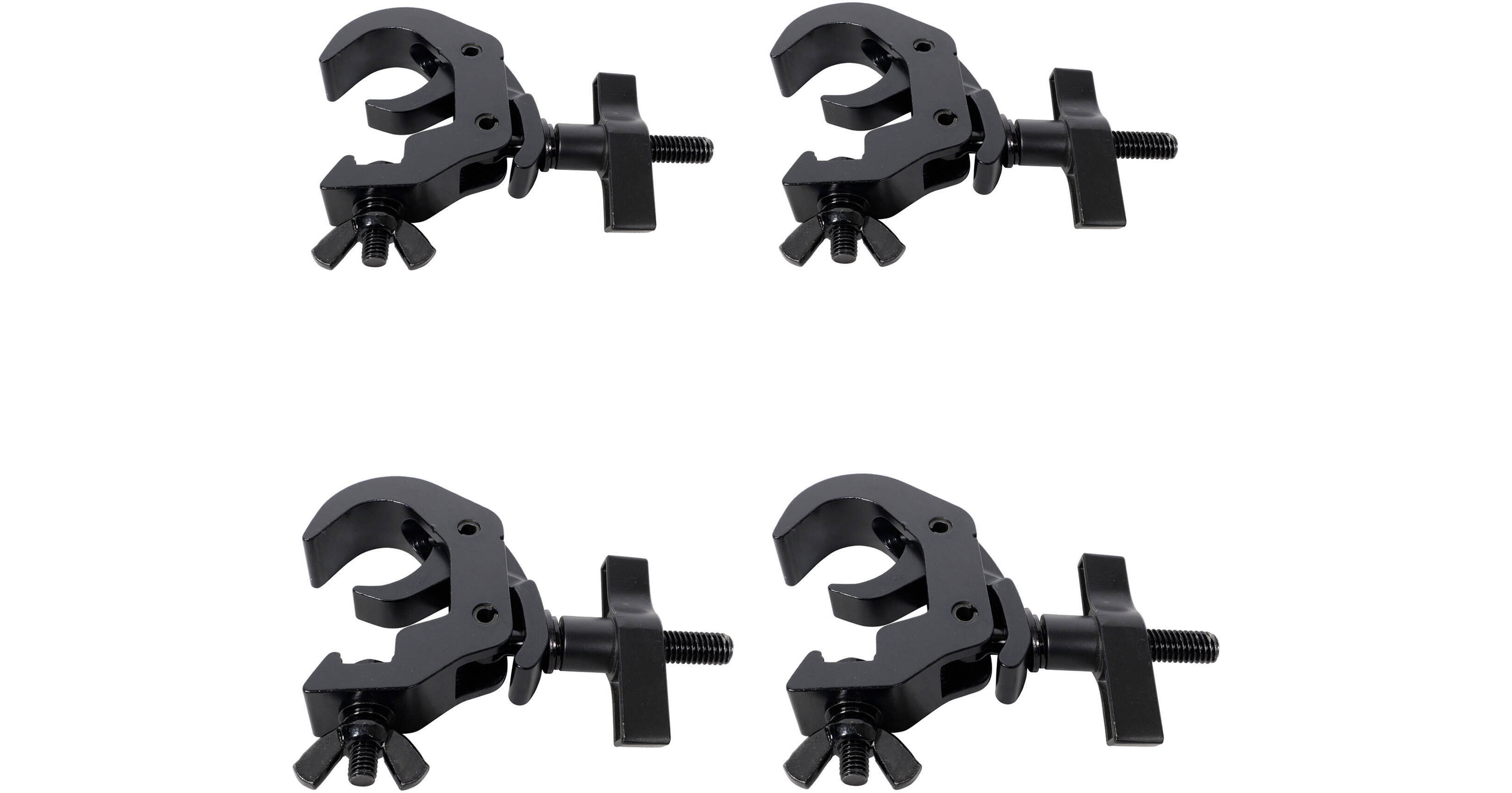 ProX Gripper Self-Locking M10 Clamp with Wing Knob T-C12H-BLK X4
