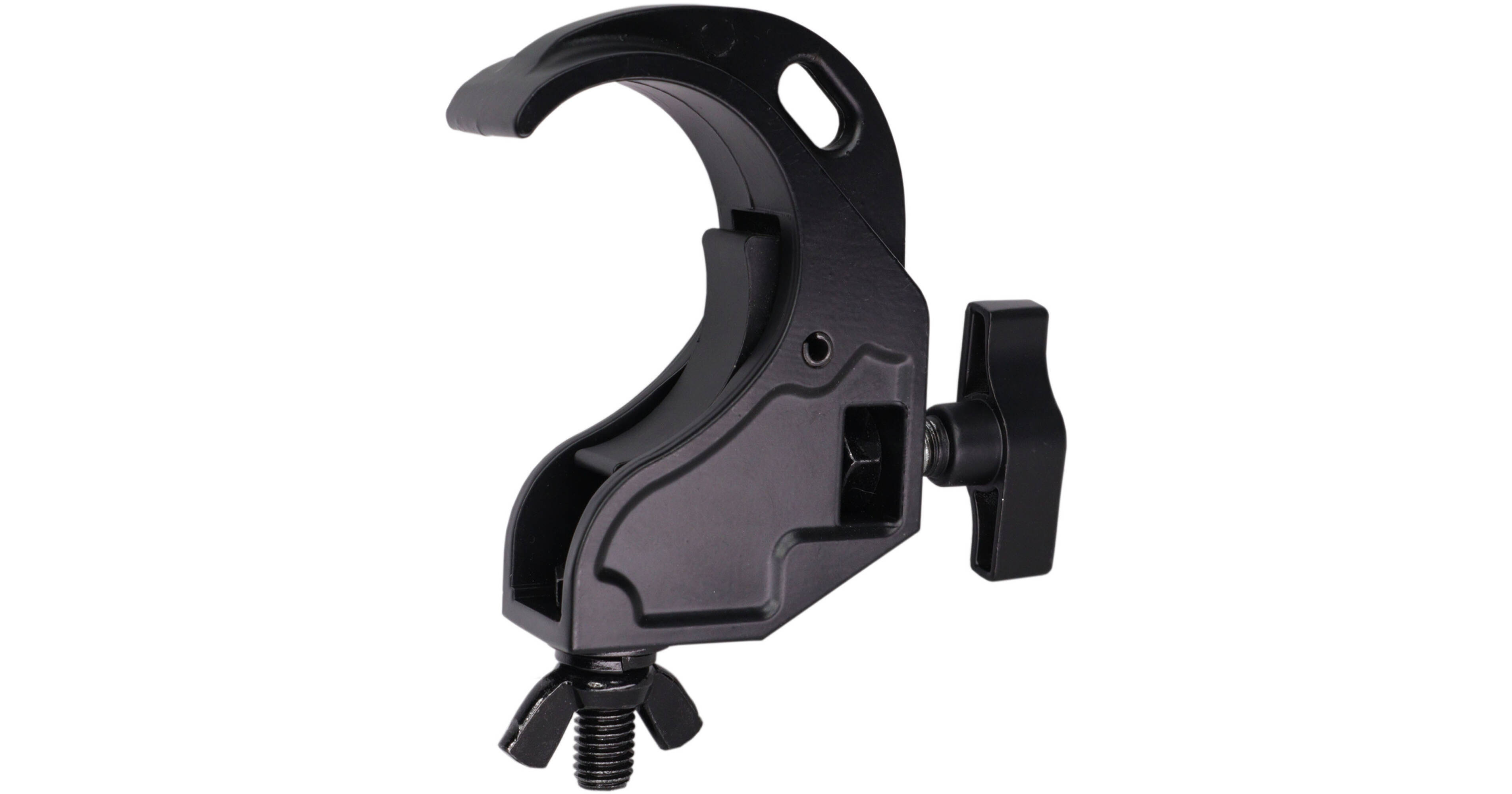 ProX Aluminum Hook-Style M10 Clamp with Big Wing Knob T-C16H-BLK
