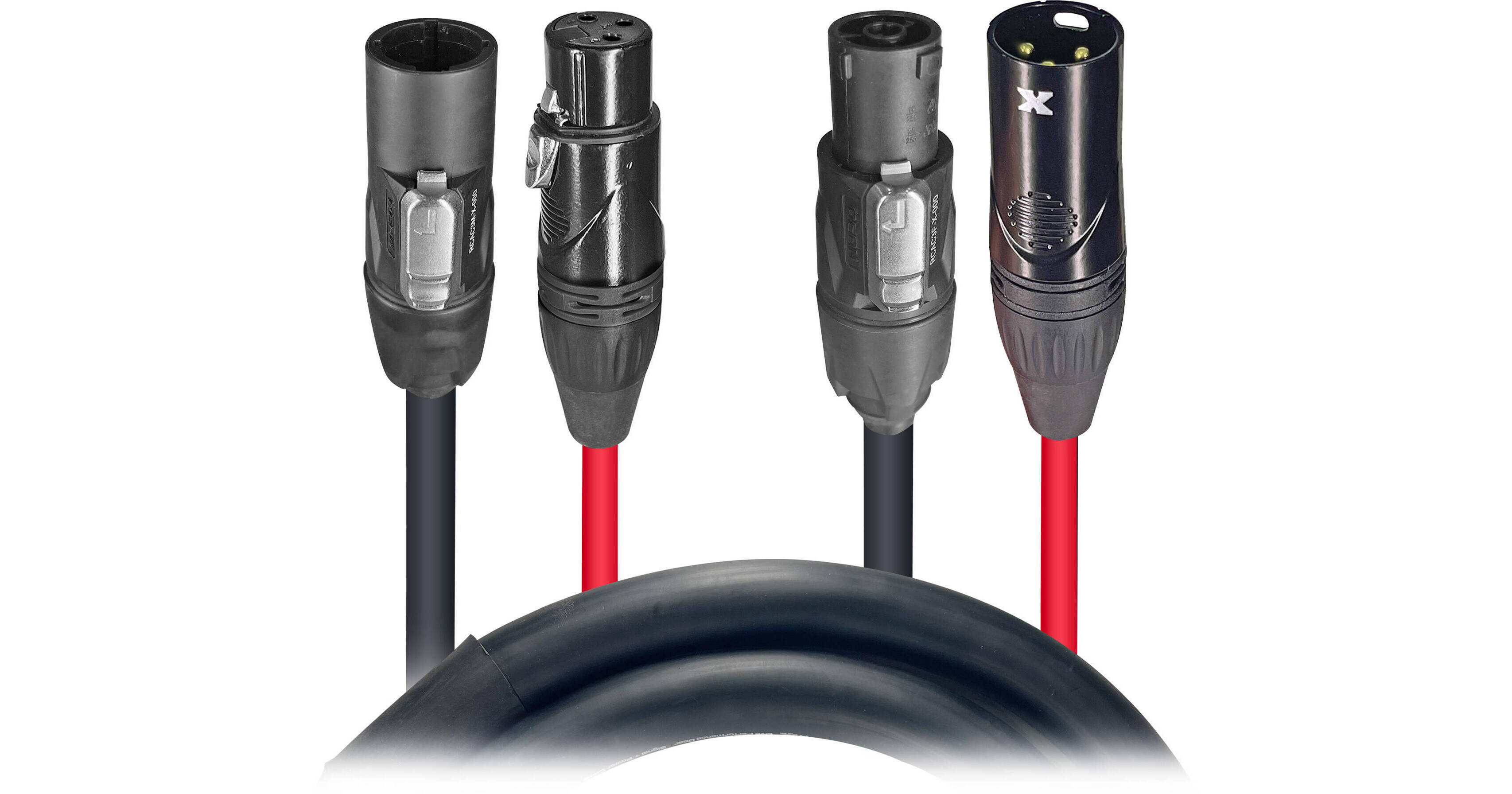 ProX Dual Powerkon to 3-Pin XLR Dual Combo Link XC-TR112-XLR06