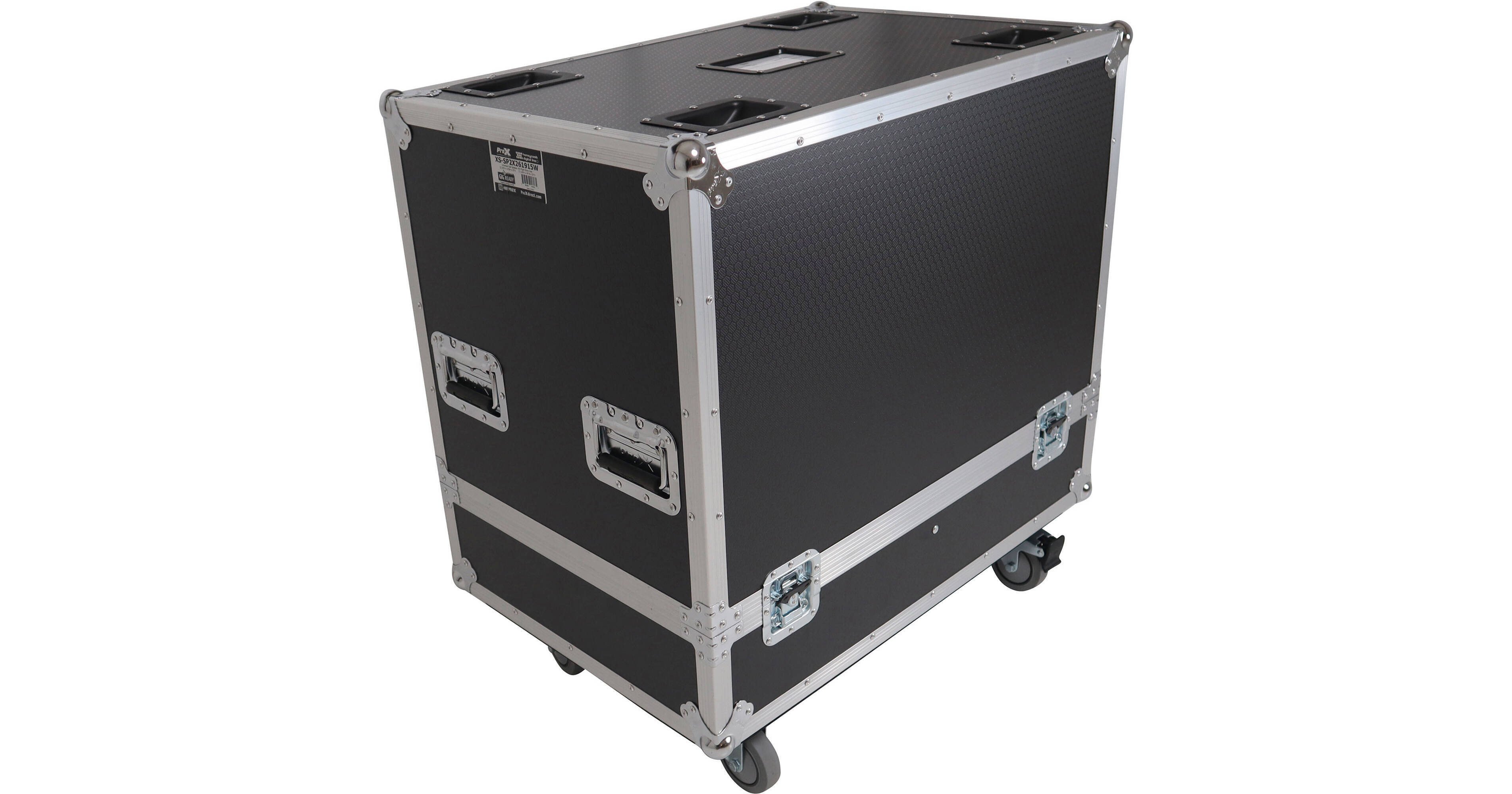 ProX Dual Speaker Flight Case for QSC KC12 XS-SP2X261915W B&H