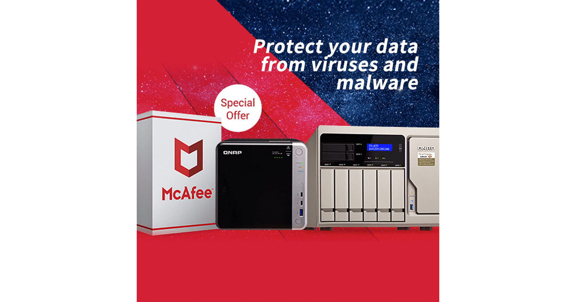 QNAP NAS McAfee Antivirus 5-Year Subscription LS-MCAFEE-5Y B&H