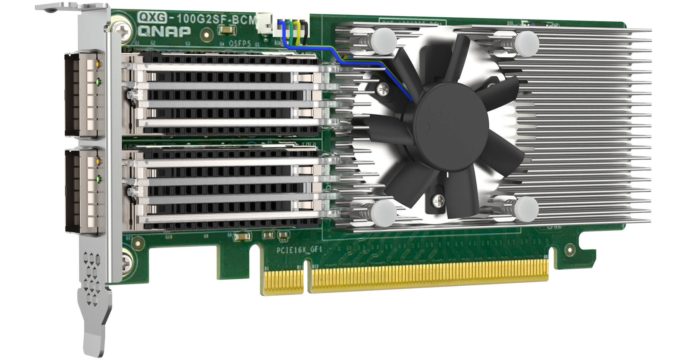 QNAP QXG-100G2SF-BCM 2-Port 100G QSFP28 PCIe 4.0 QXG-100G2SF-BCM