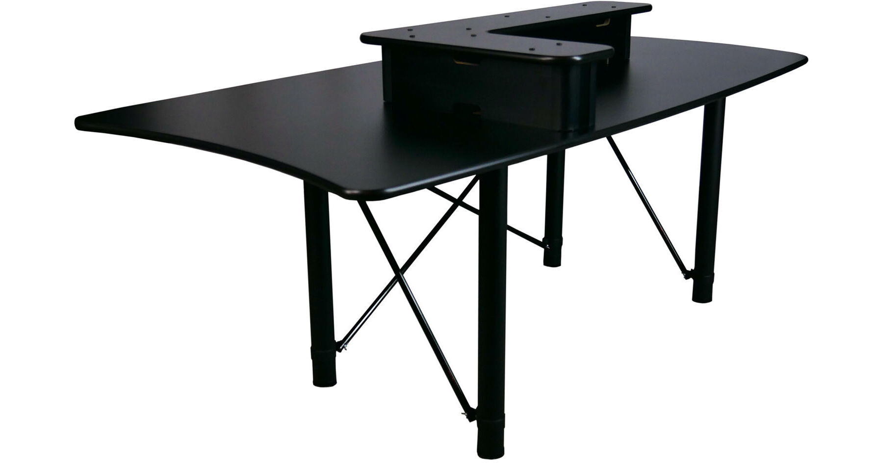 RAB Audio Prokast Five-Seater Podcast Desk with Bridge Shelf PK5