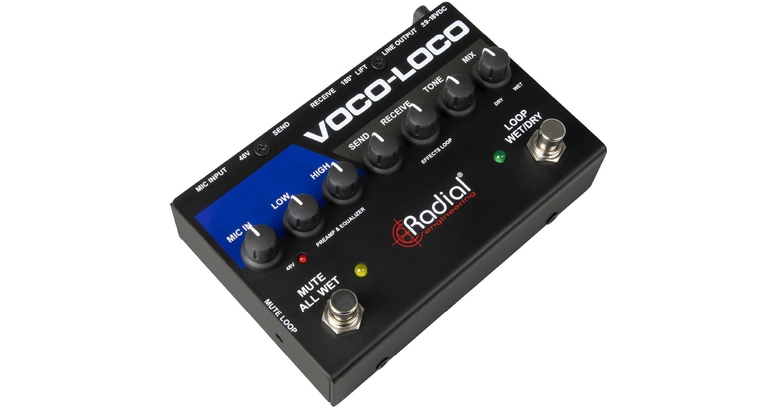 Radial Engineering VocoLoco Vocal Microphone and R800 1525 00