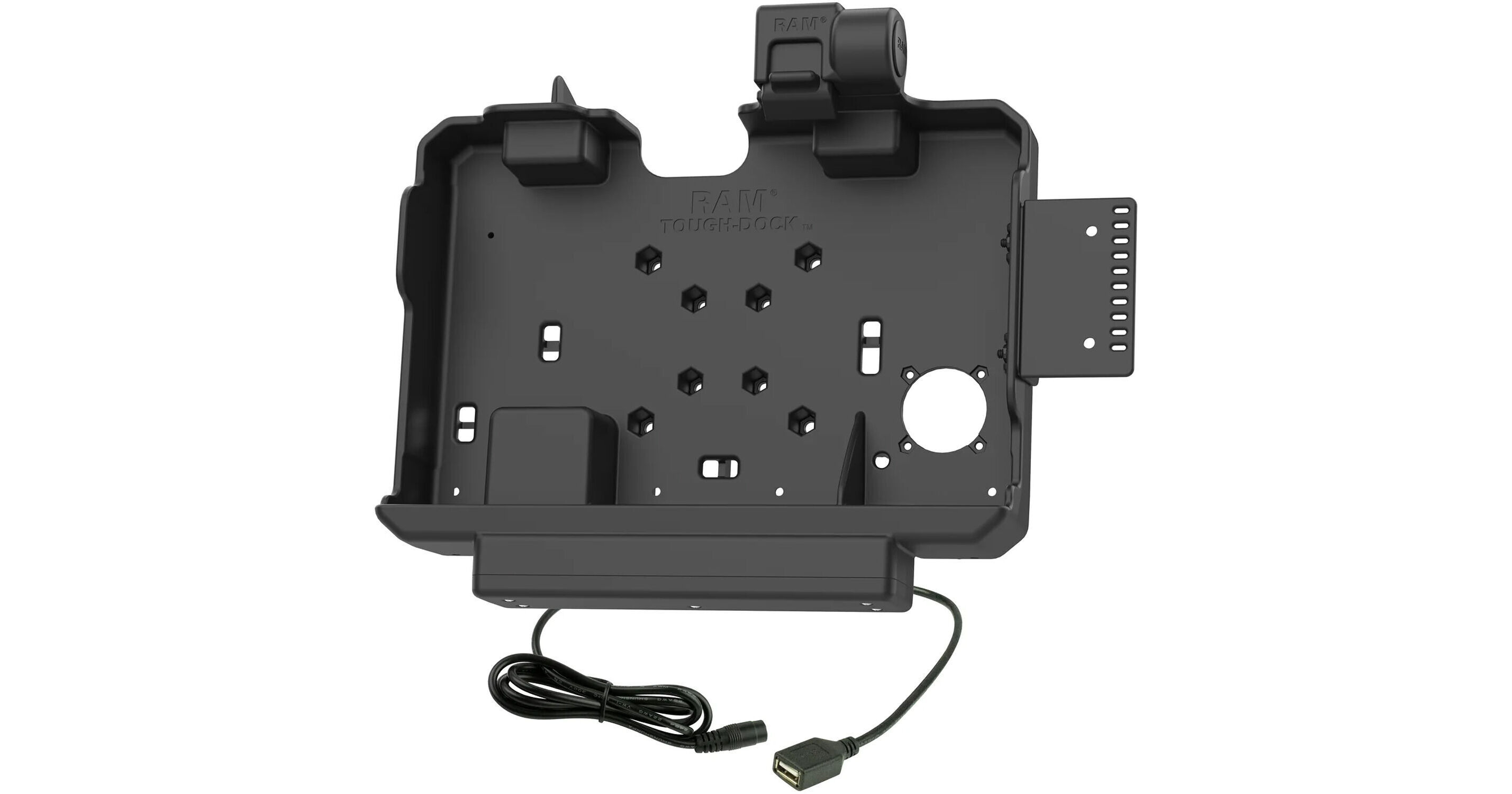 RAM Mounts Form-Fit Powered Holder for Getac ZX10 RAM-HOL-GE4PDU