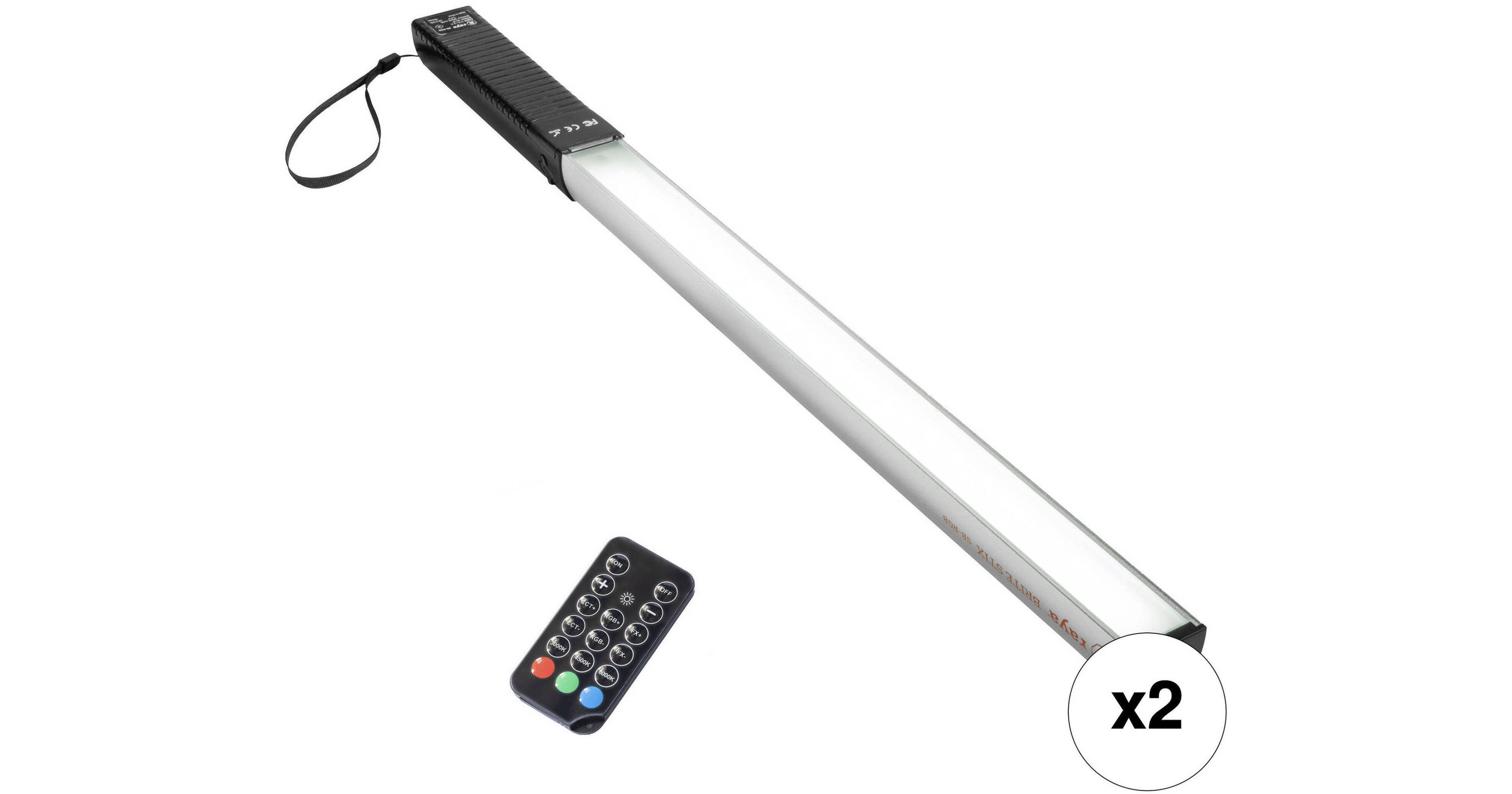 Raya Brite Stix RGB LED Light Wand V3 with IR Remote (15",