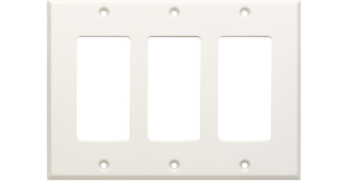 RDL CP-3 Triple Cover Plate (White) CP-3 B&H Photo Video