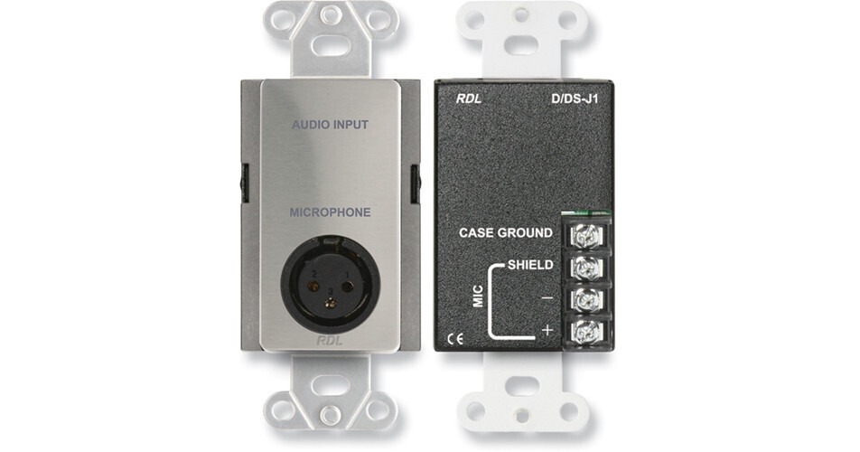 RDL DS-J1 Microphone Input Assembly with XLR DS-J1 B&H Photo