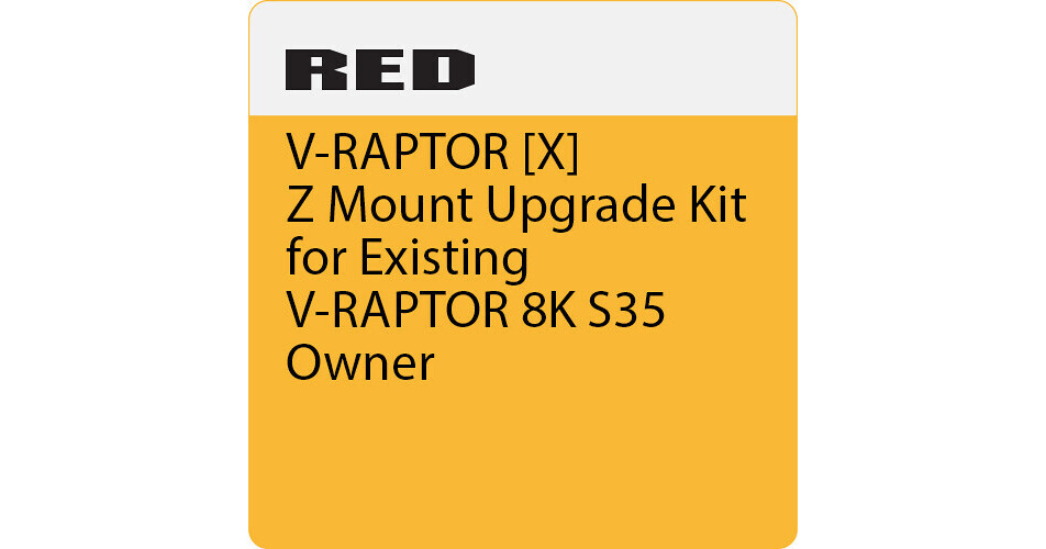 RED DIGITAL CINEMA V-RAPTOR [X] Z Mount Upgrade Kit 190-0688 B&H