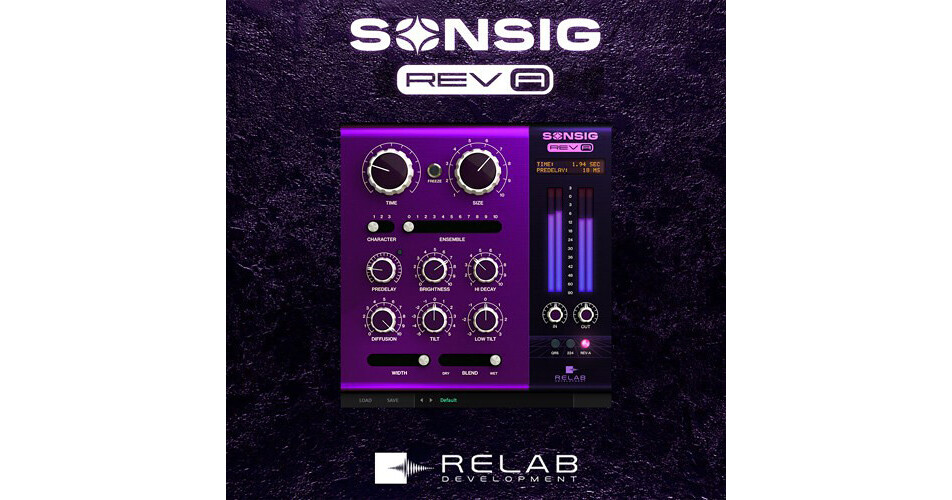 RELAB DEVELOPMENT Sonsig Rev-A Reverb Plug-In (Download)