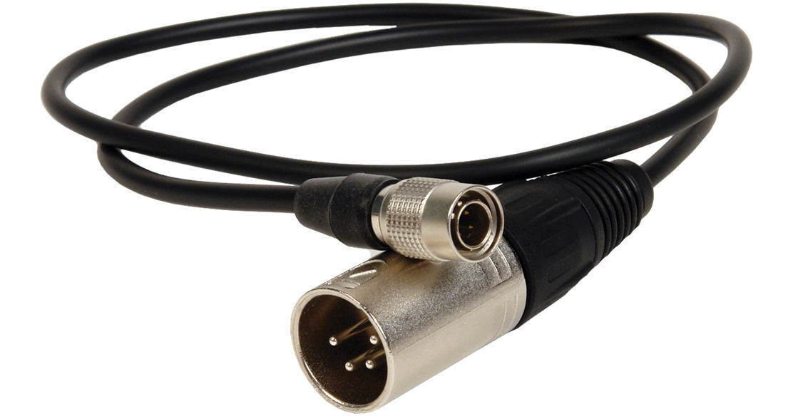 Remote Audio 2' XLR4M to 4-Pin Hirose Male DC Power CAPWRX4HIR
