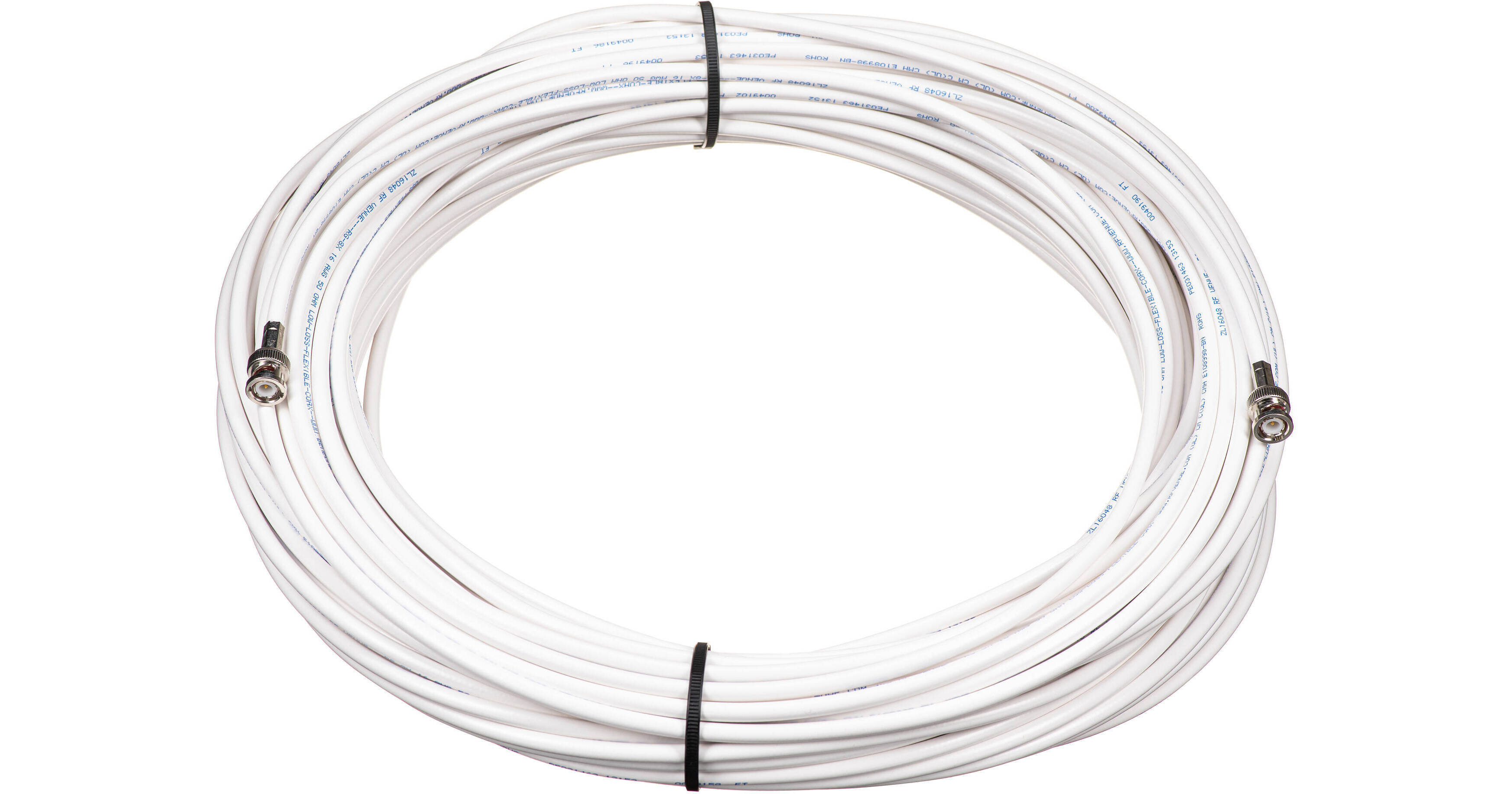 RF Venue RG8X Coaxial Cable with BNC Male Connectors WRG8X150
