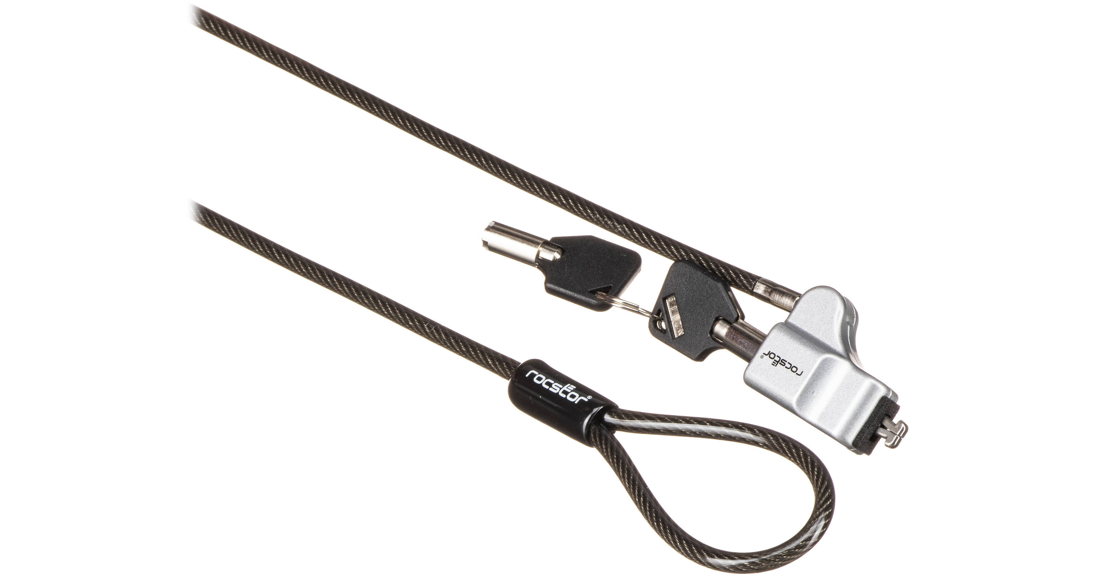 Rocstor Rocbolt C21 Security Cable with Key Lock & Y10C244-B1