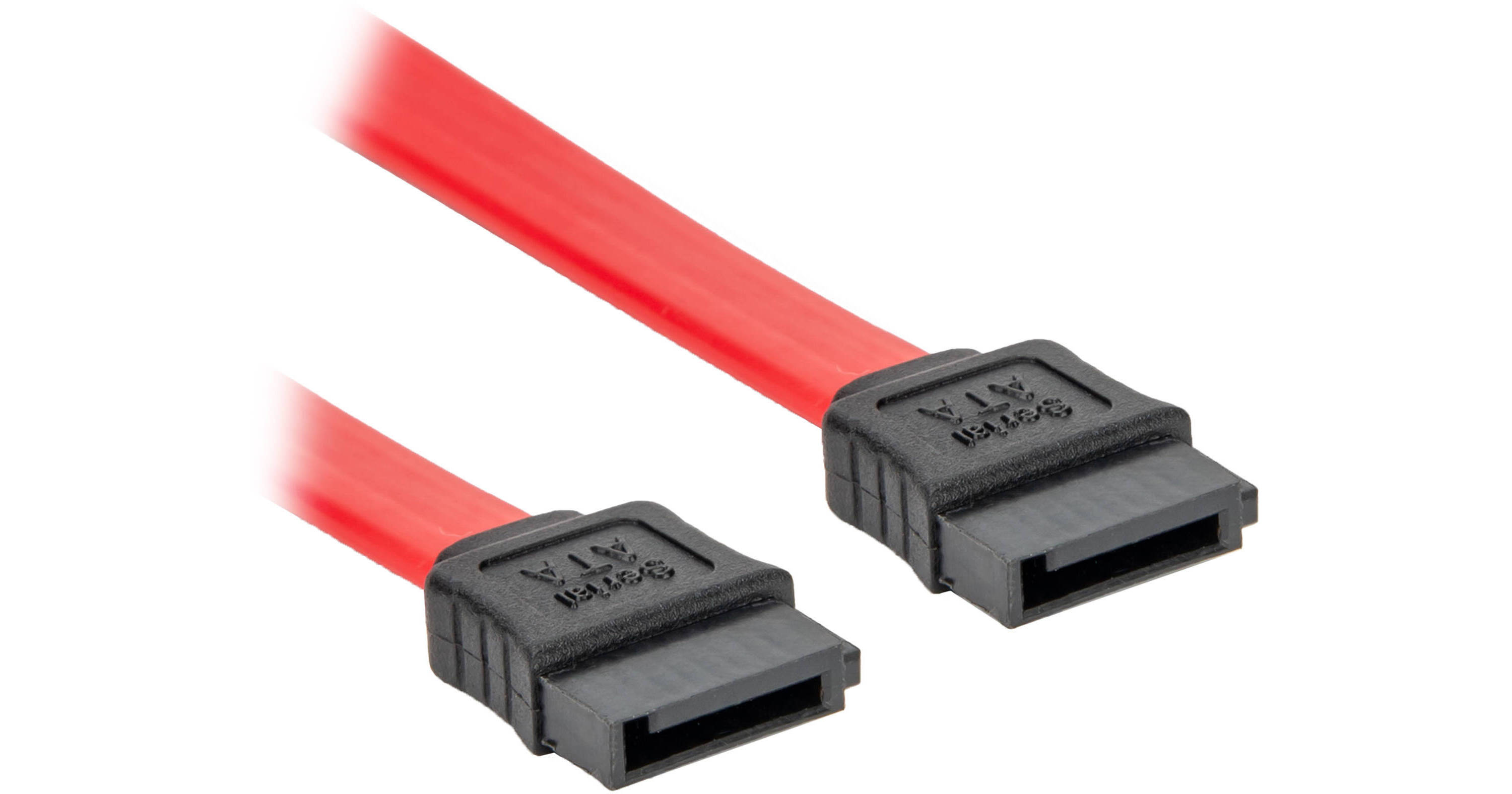 Rocstor SATA Cable (Red, 18") Y10C863-RD B&H Photo Video