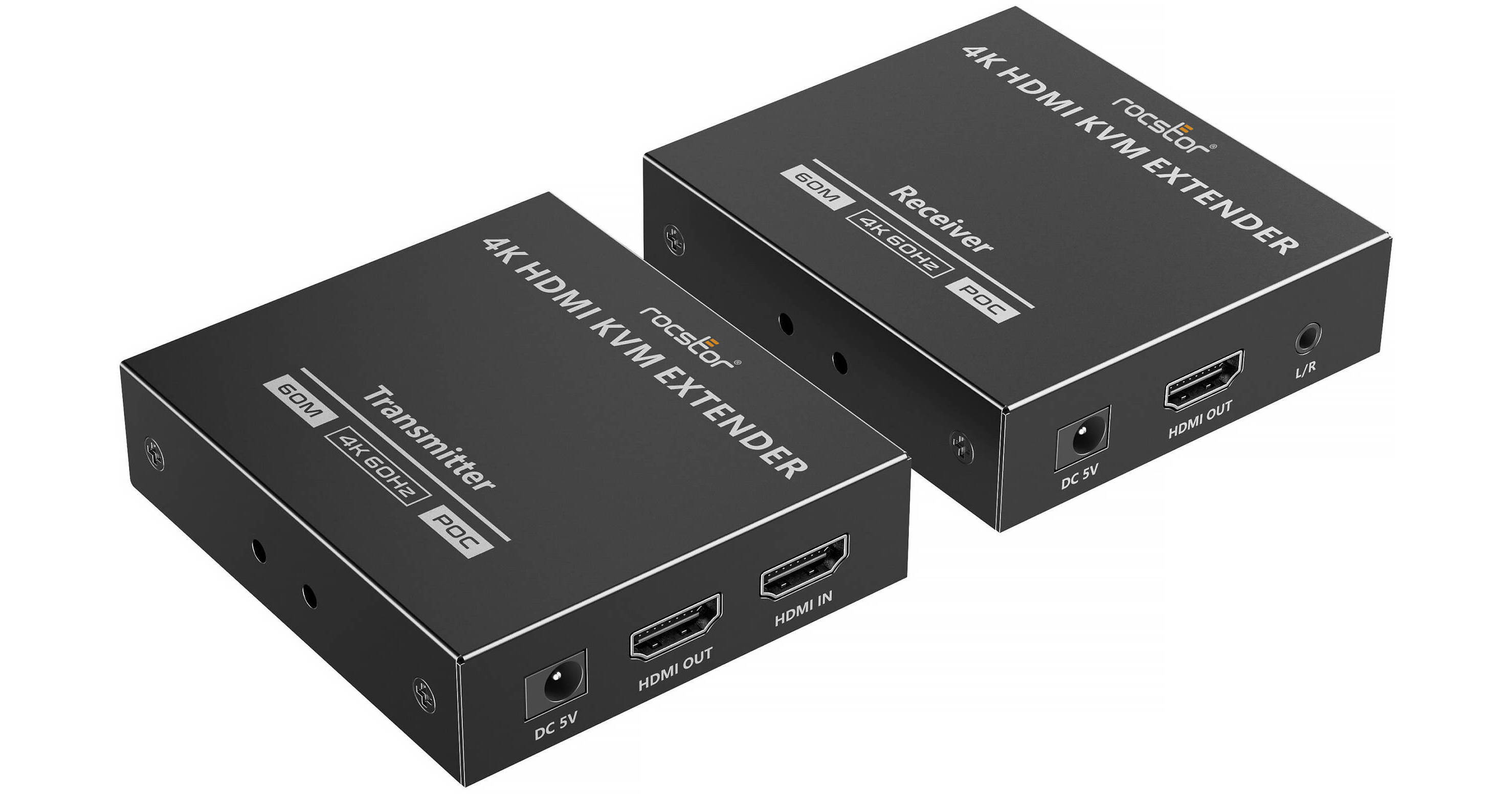 Rocstor TrueReach TR17 4K60 HDR HDMI over Ethernet KVM