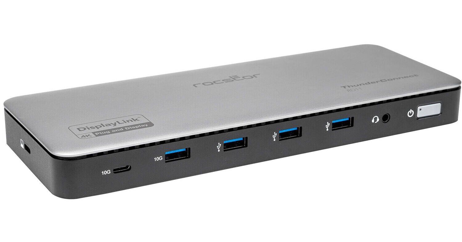 Rocstor ThunderConnect RD11 USB-C Triple Display Y10P026-S1 B&H