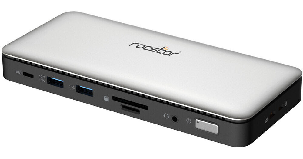 Rocstor RD15 USB-C Triple Display Docking Station Y10P027-S1 B&H