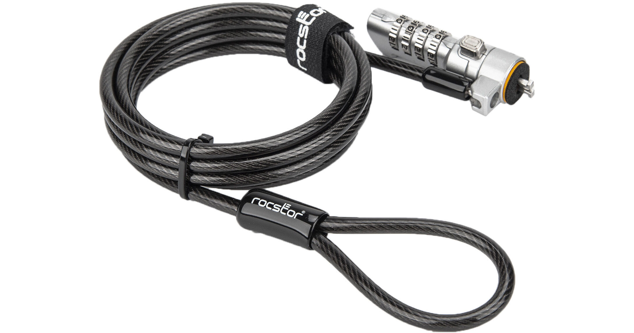 Rocstor Rocbolt N19 Security Cable with 4-Digit Y1RB016-B1 B&H