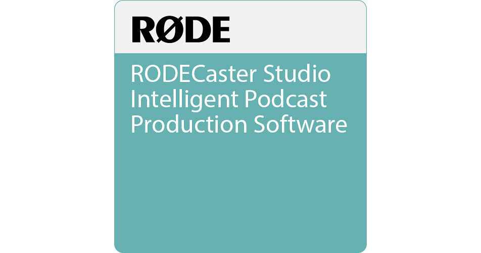 RODE RODECaster Studio Intelligent Podcast Production Software