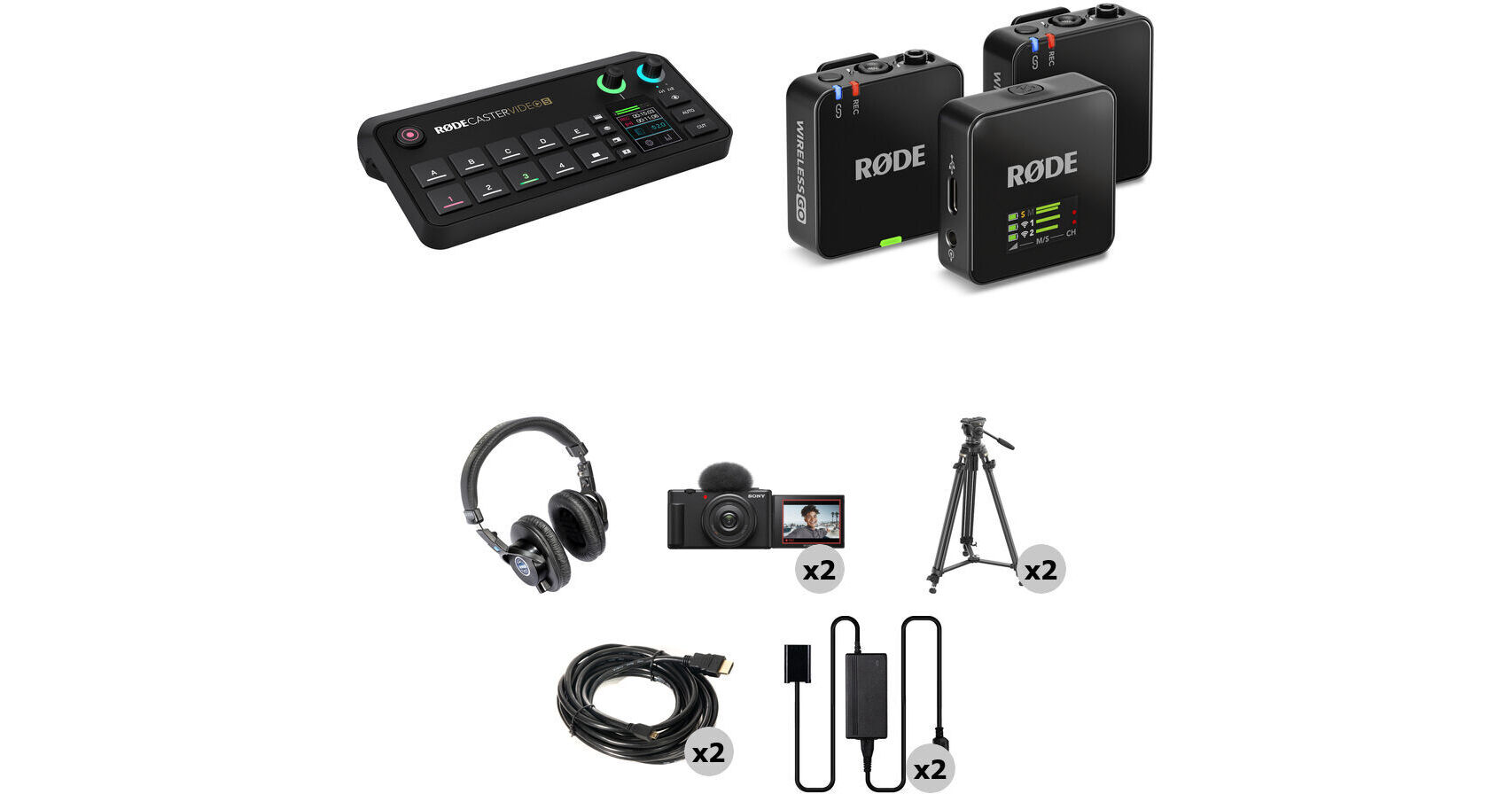 RODE RODECaster Video S All-in-One Production Console 2-Camera