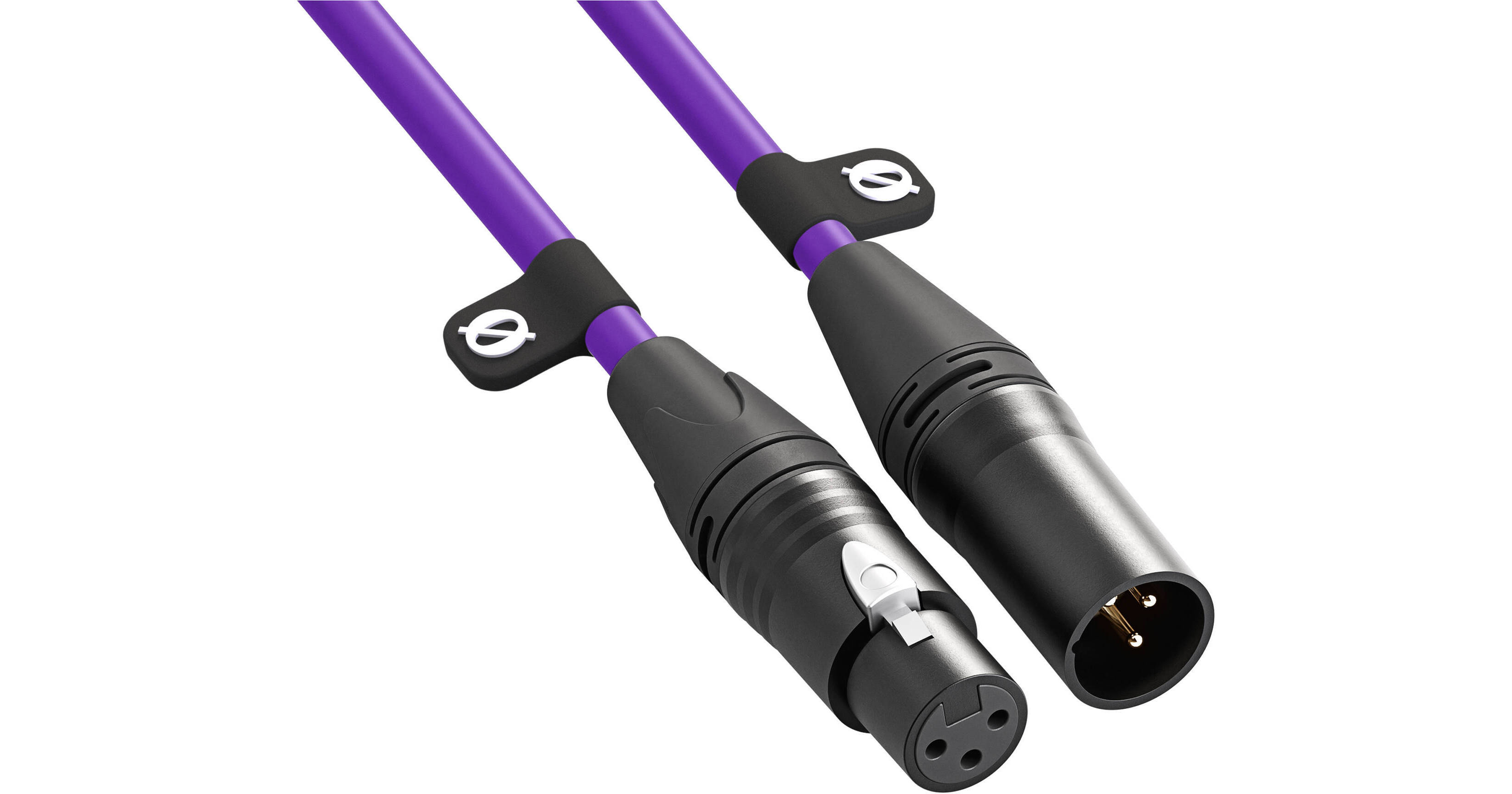 RODE XLR Male to XLR Female Cable (19.7', Purple) XLR6M-PU B&H