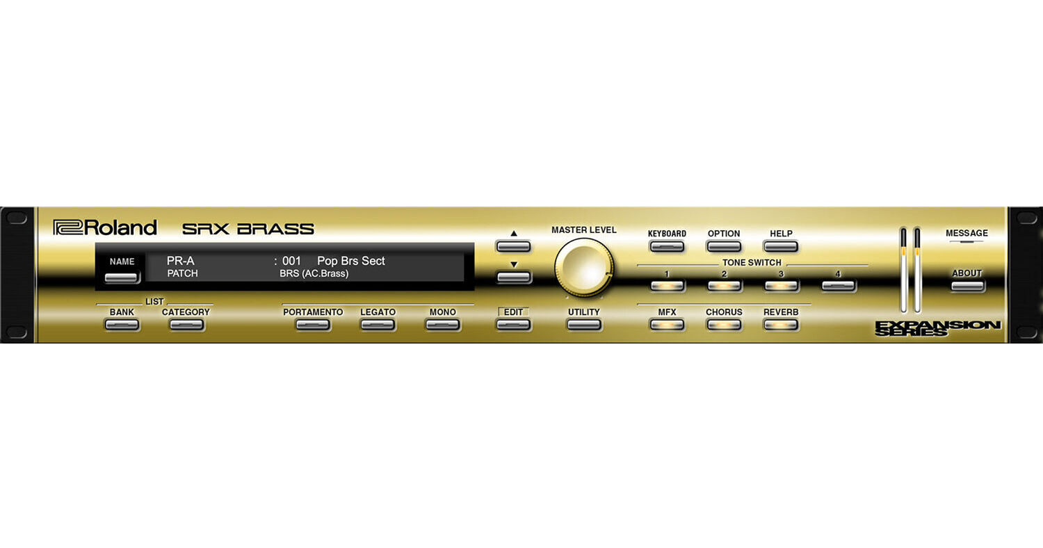 Roland SRX BRASS Lifetime Key Software Synthesizer RCSRXBRASSLTK